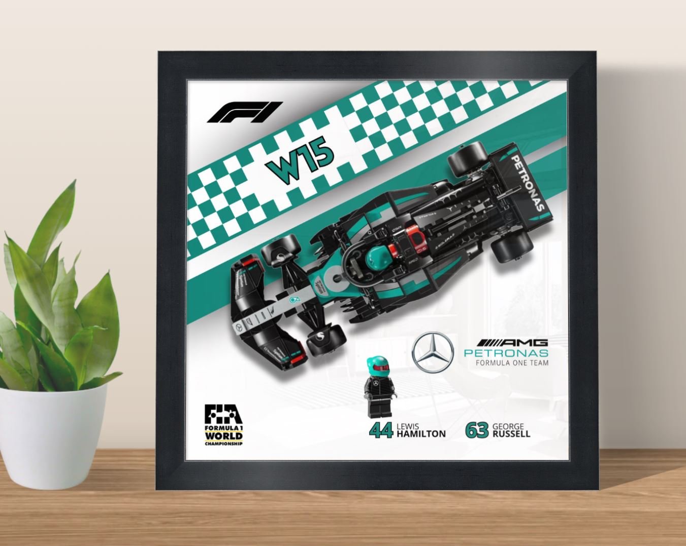 LEGO Mercedes F1 Poster – Speed Champions #77244 – Printable Wall Art ...