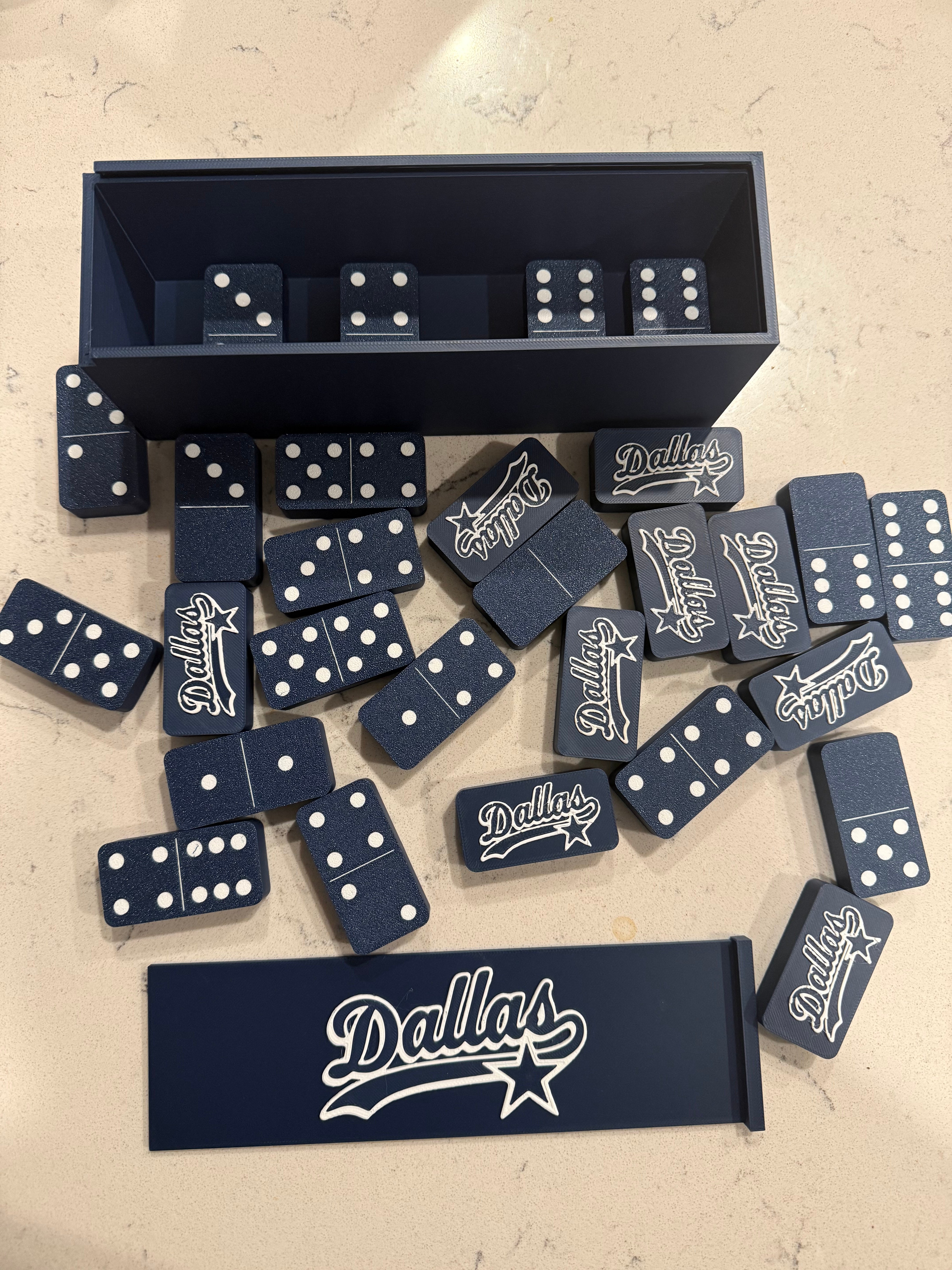 Dallas Cowboys 3D Domino Set Print File | Custom Team-Inspired Dominoes ...