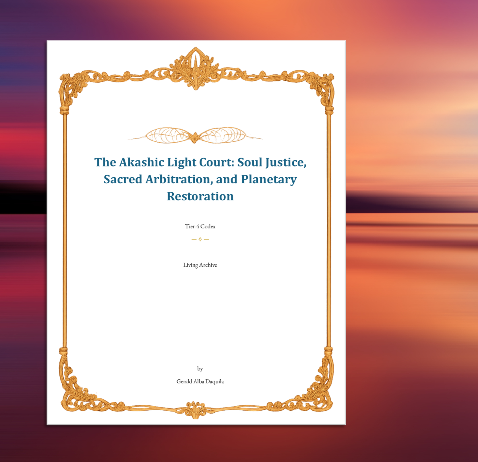 [Digital Edition] T4 Codex: The Akashic Light Court - Soul Justice ...