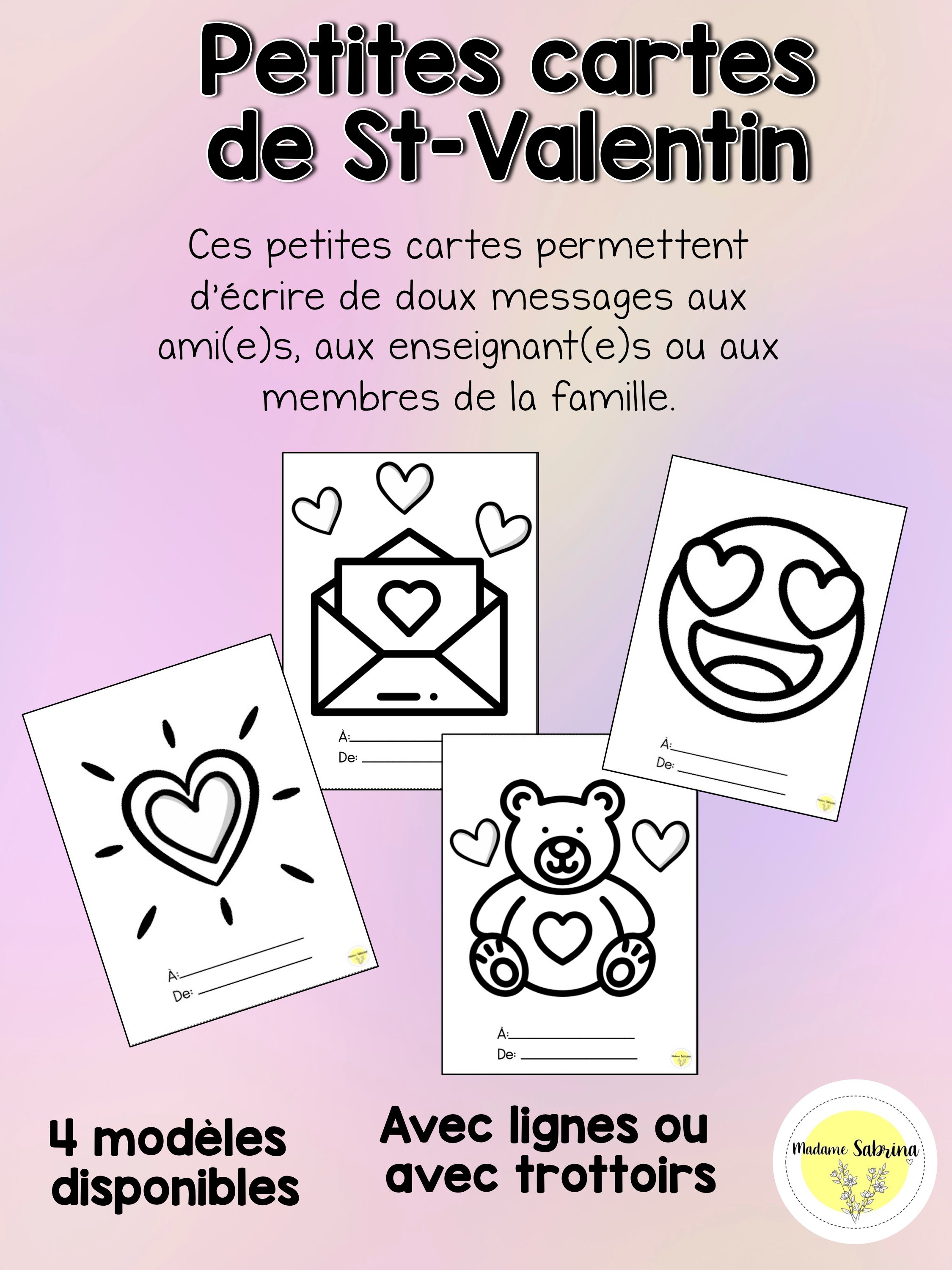 Petites cartes de St-Valentin - Payhip