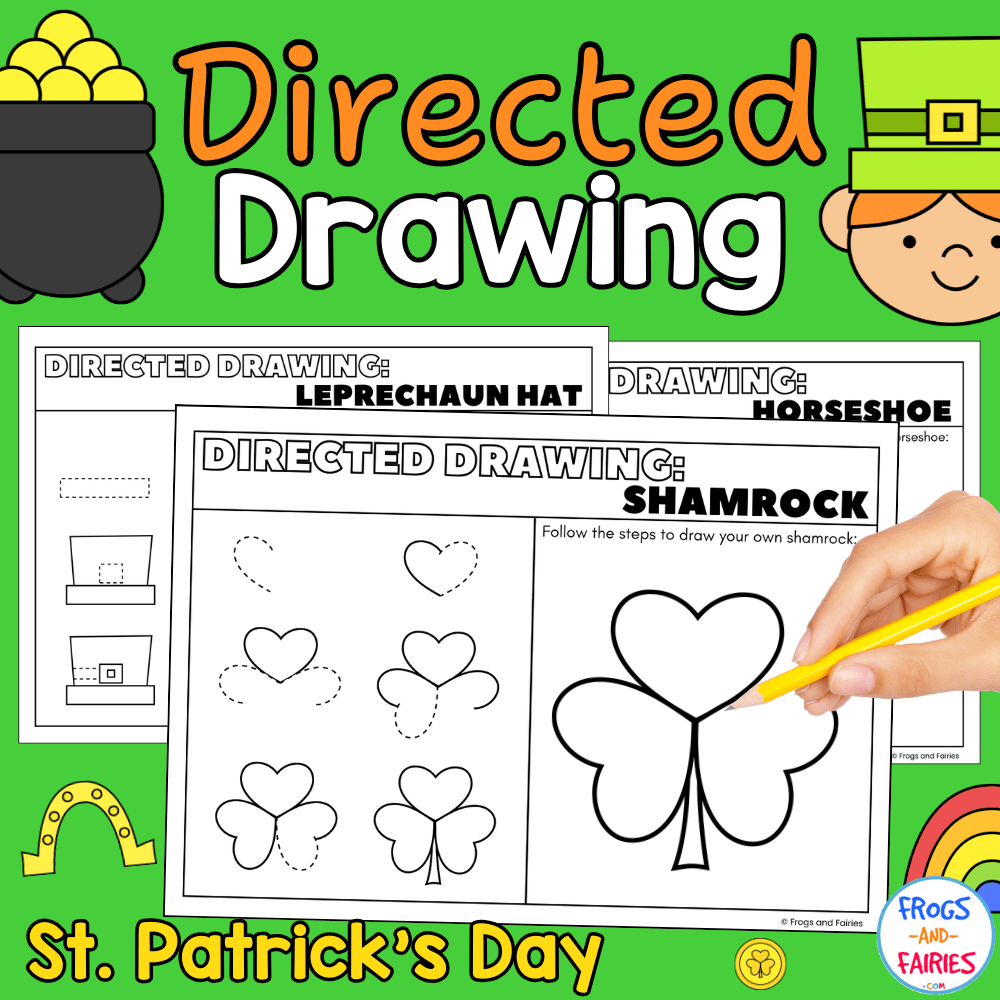 St. Patrick’s Day Directed Drawing Worksheets – Fun Art Activities