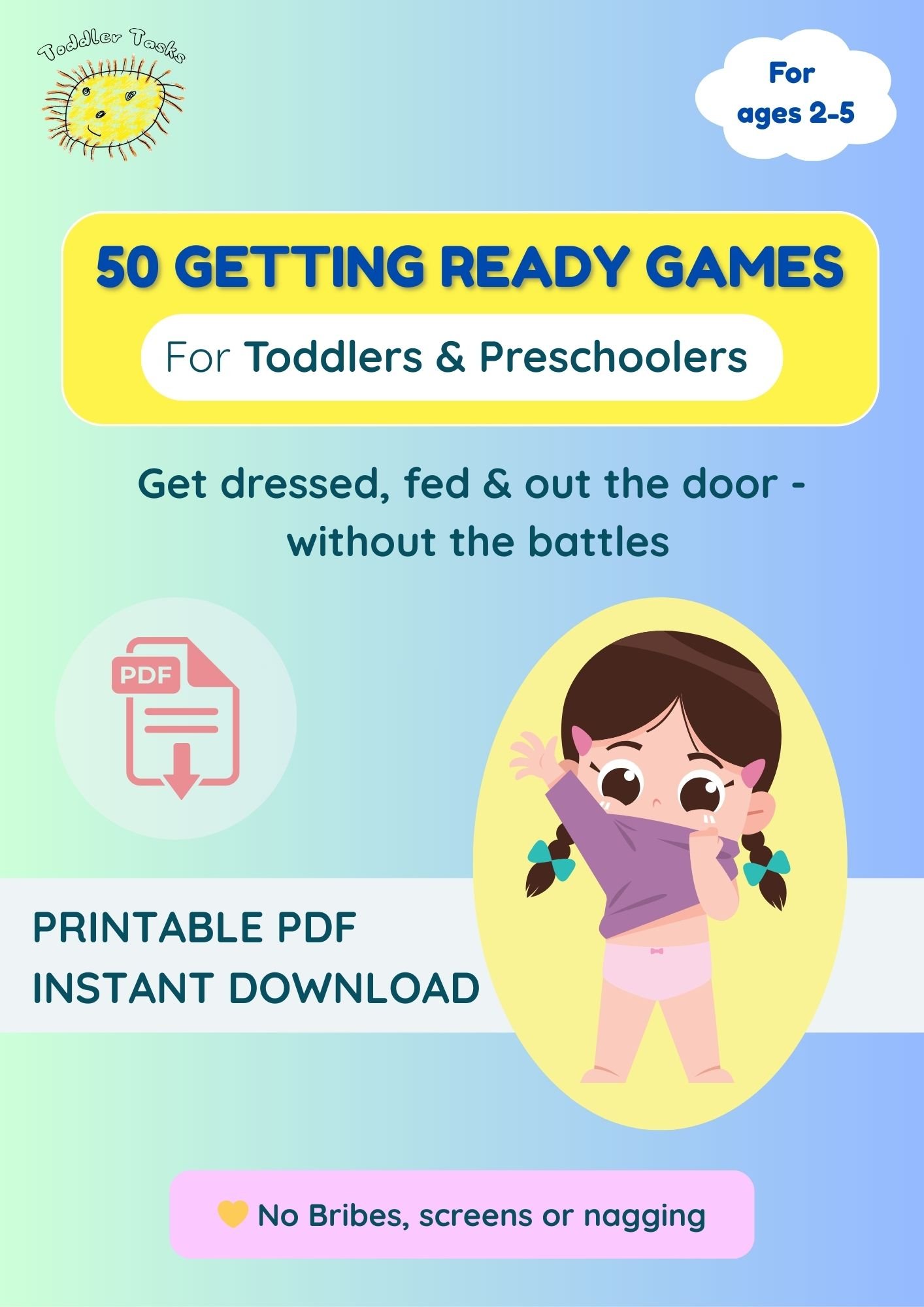 50 Getting Ready Games for Toddlers & Preschoolers: Get dressed, fed ...
