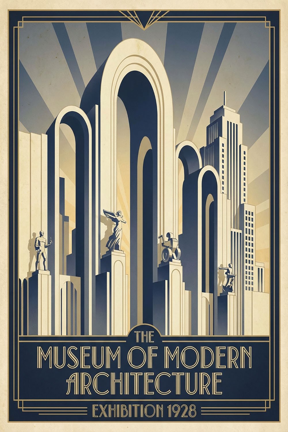 1920s Museum Poster Vintage Art Deco Wall Art - Payhip
