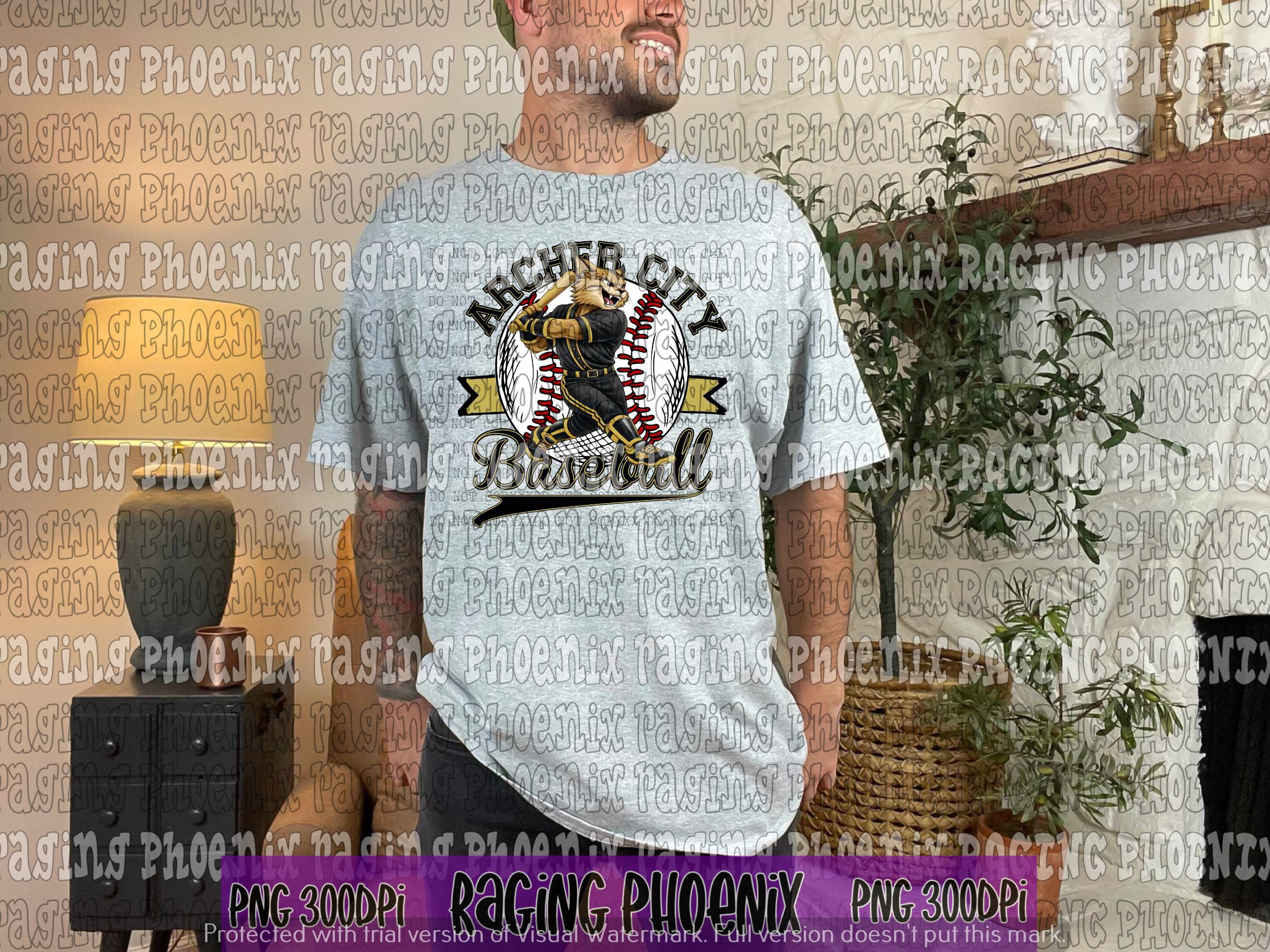 ARCHER CITY-BASEBALL MASCOT BSM02 - Payhip