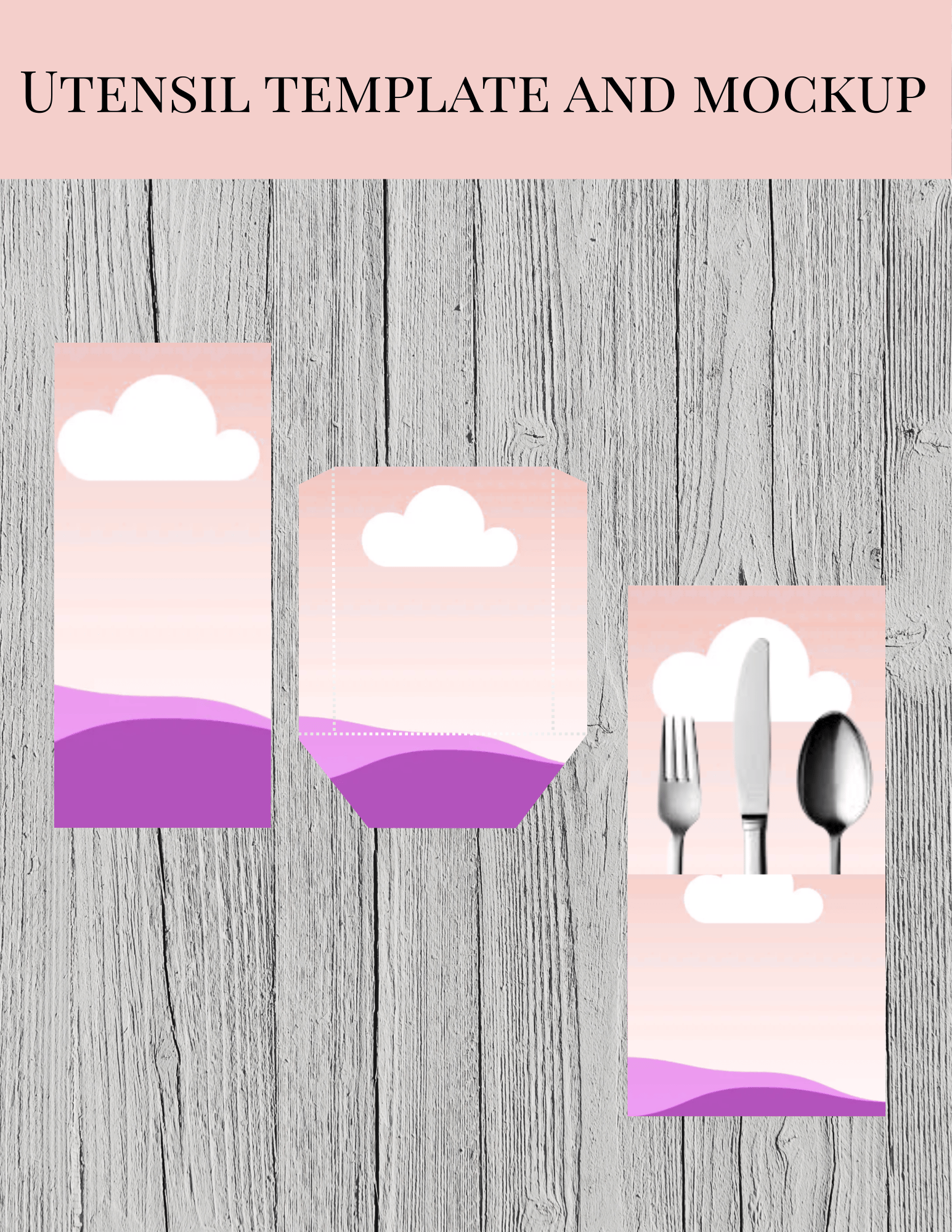 Editable Utensil Holder Template Mockup (Canva) - Payhip