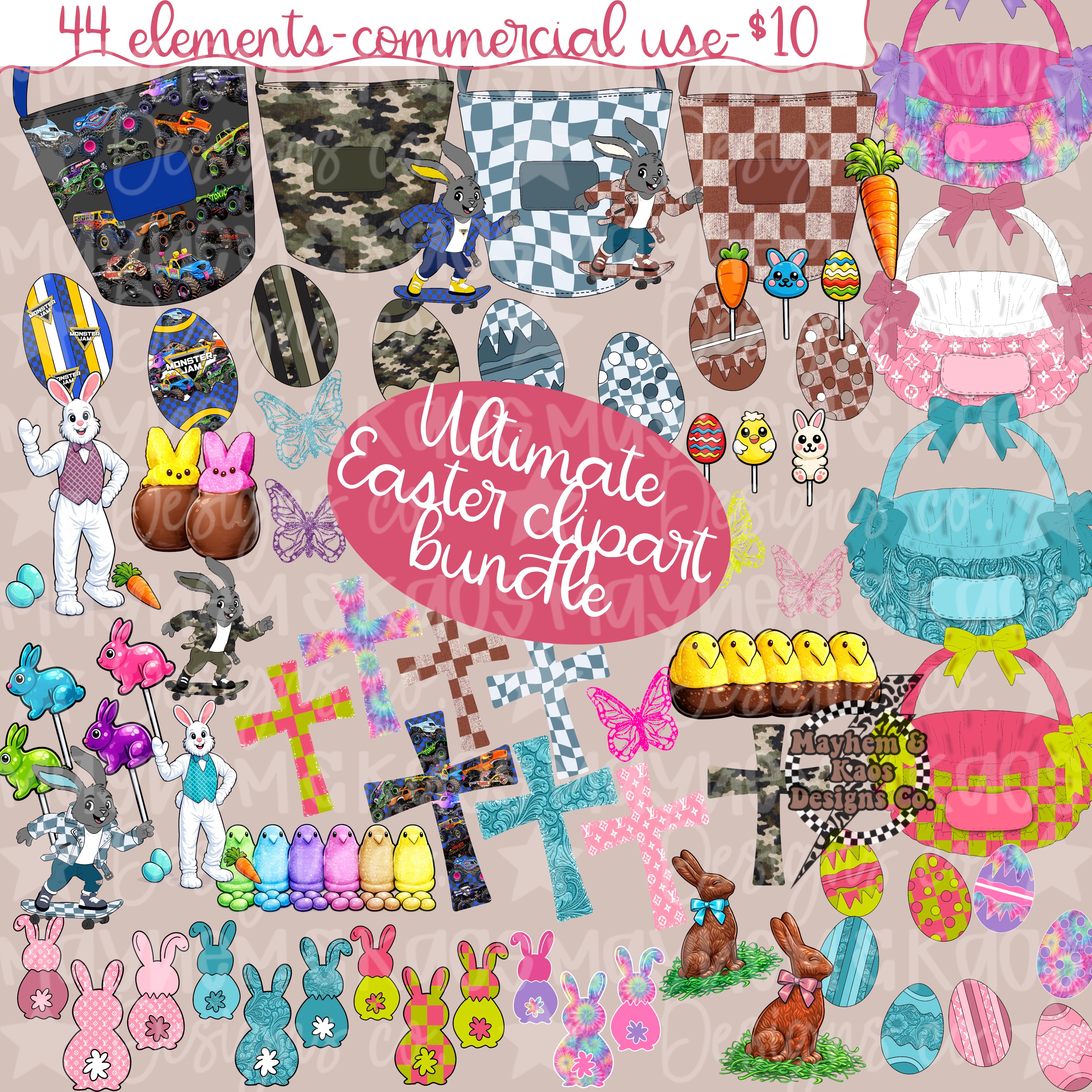 ULTIMATE EASTER CLIPART BUNDLE - Payhip