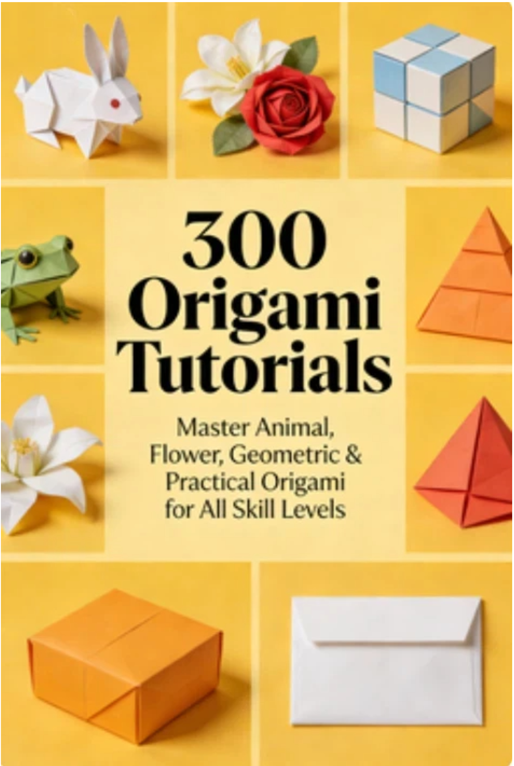300 Origami Tutorials: Master Animal, Flower, Geometric & Practical ...