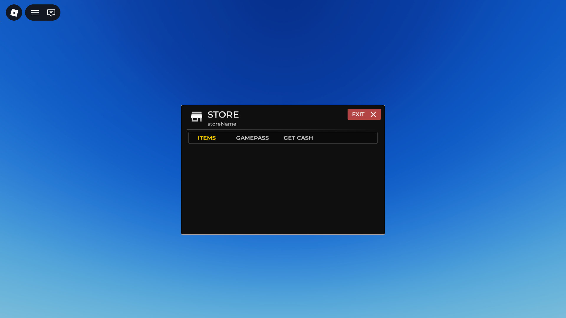 Shop UI System V2 – Roblox In-Game Store Interface