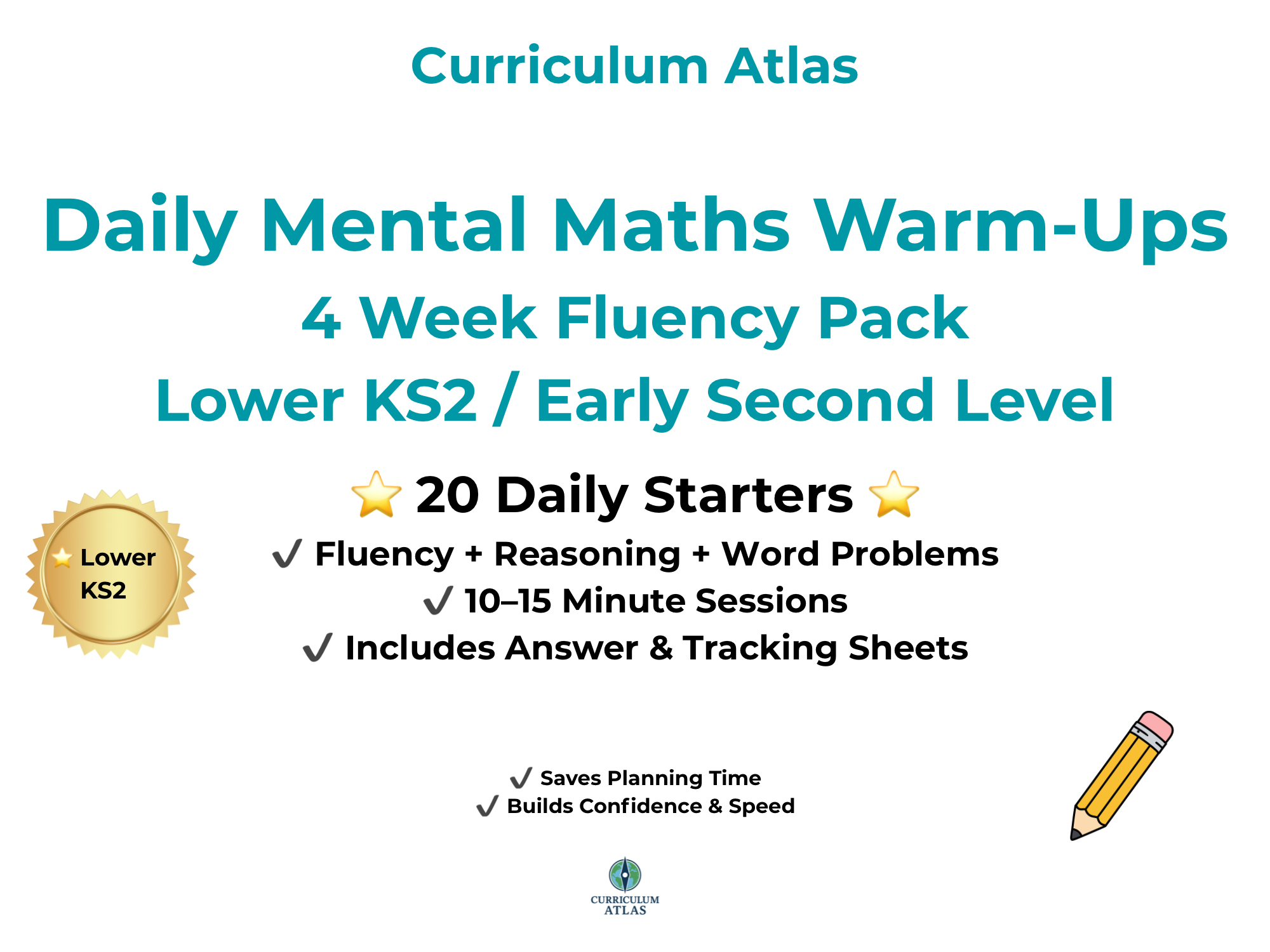 Daily Mental Maths Warm-Ups – 4 Week Fluency Pack (Lower KS2 / Early ...