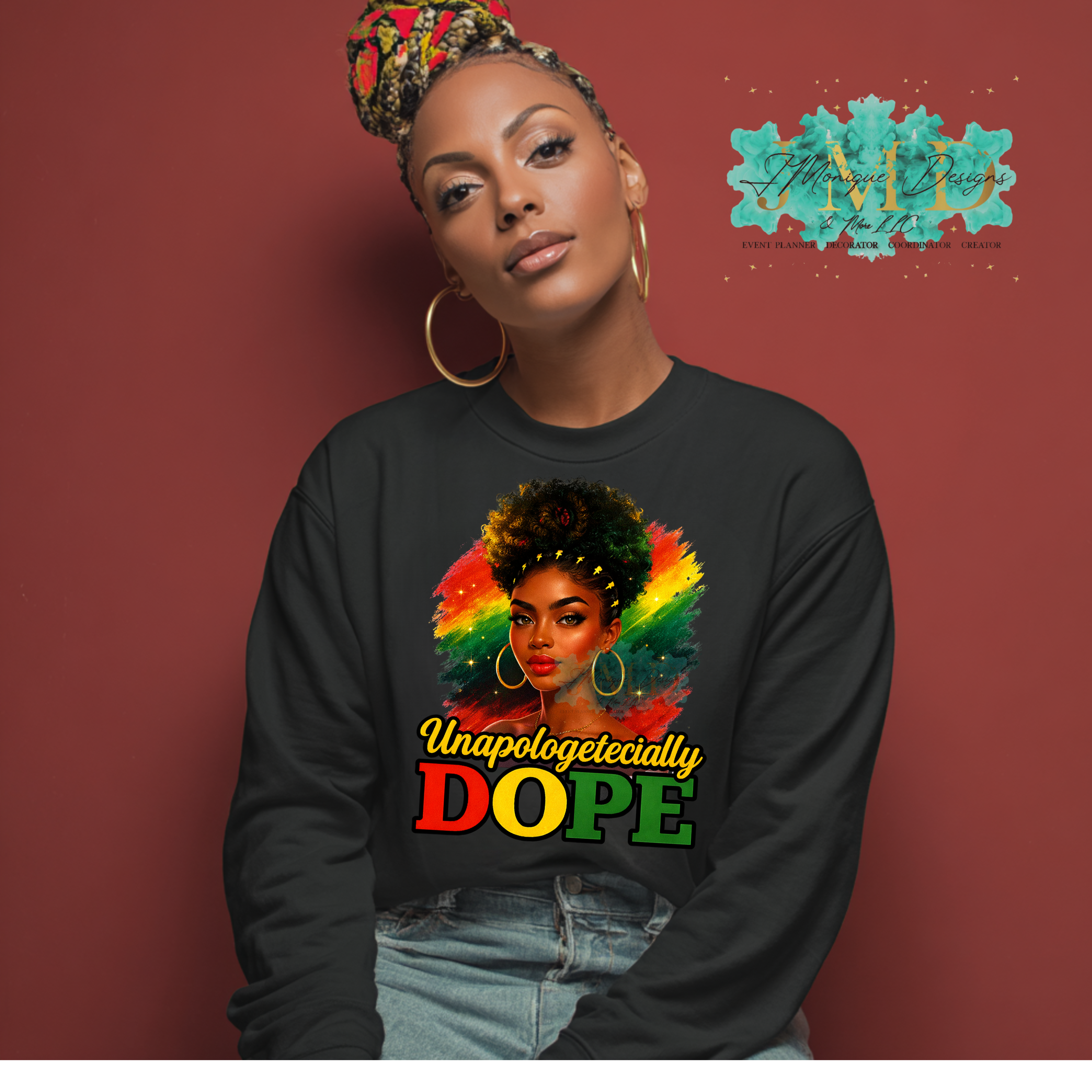 Afro Queen Unapologetically Dope PNG | Rasta Inspired Black Woman ...