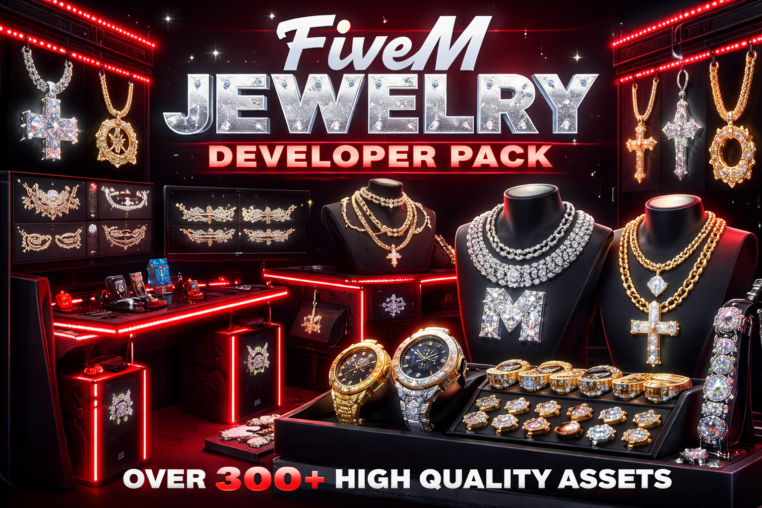 𝐅𝐢𝐯𝐞𝐌 𝐂𝐡𝐚𝐢𝐧 𝐓𝐮𝐭𝐨𝐫𝐢𝐚𝐥 𝐁𝐮𝐧𝐝𝐥𝐞 | 𝐋𝐞𝐚𝐫𝐧 𝐂𝐮𝐬𝐭𝐨𝐦 𝐉𝐞𝐰𝐞𝐥𝐫𝐲 𝐅𝐨𝐫 𝐆𝐓𝐀 𝐕 | 𝐂𝐡𝐚𝐩𝐨𝐬 ...