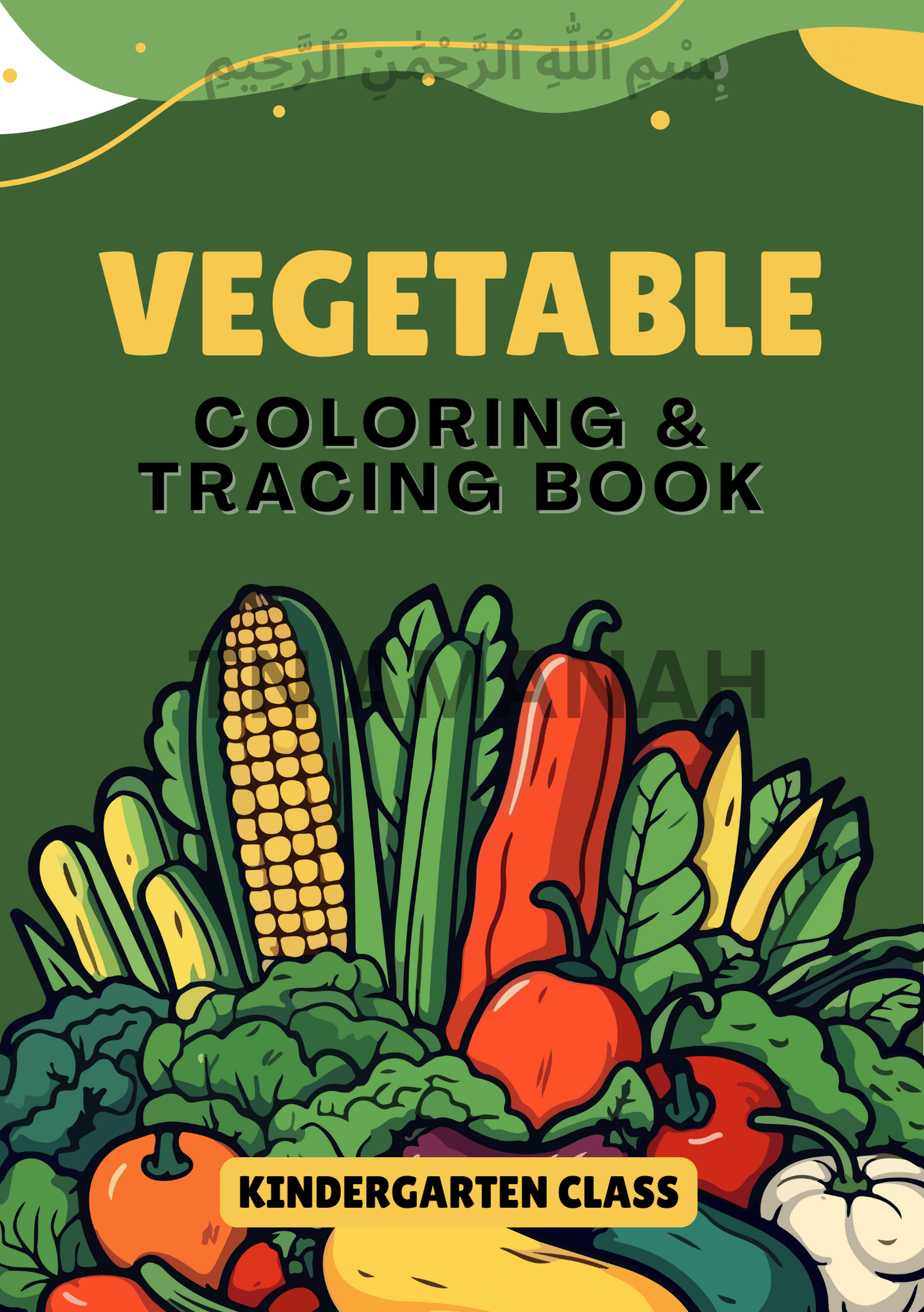 Cute Vegetable Coloring Book for Kids – Healthy Food Coloring Pages ...