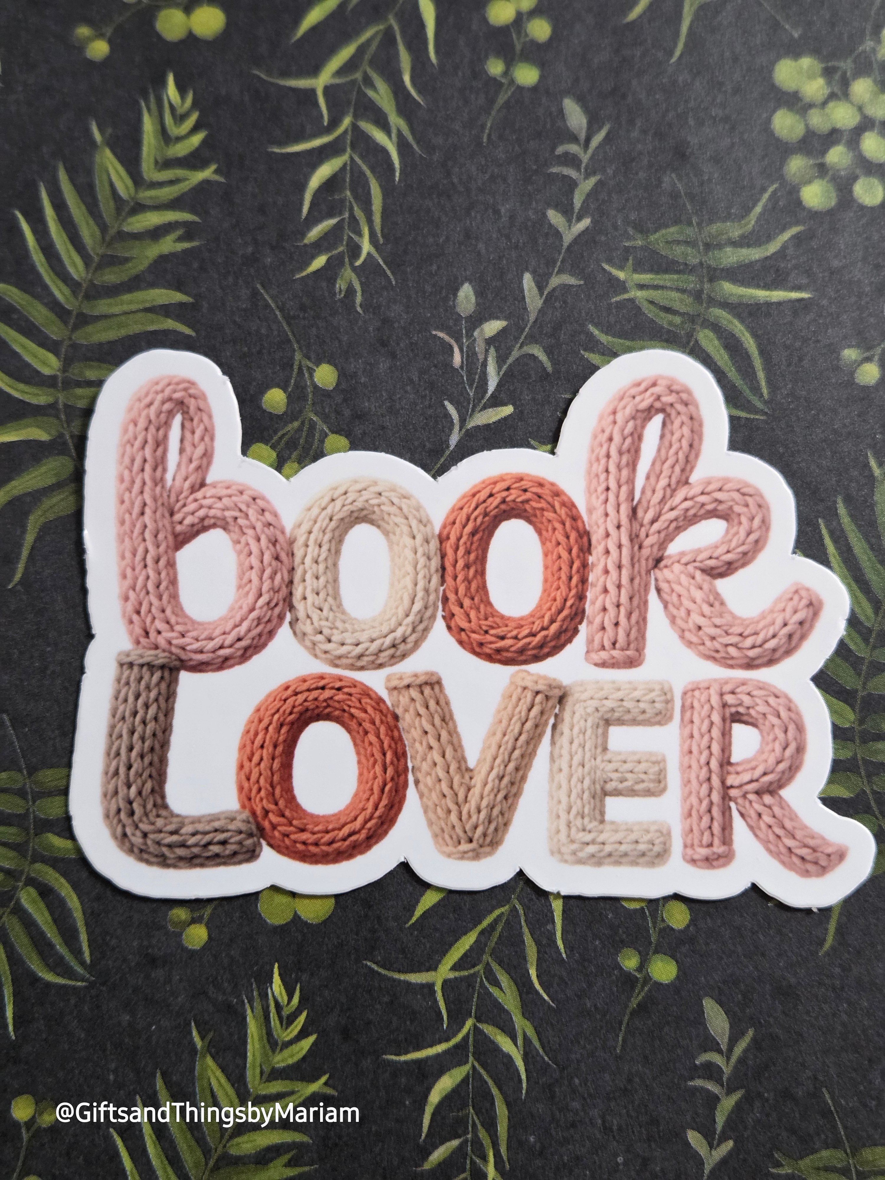 Book Lover Yarn Vinyl Sticker - Payhip