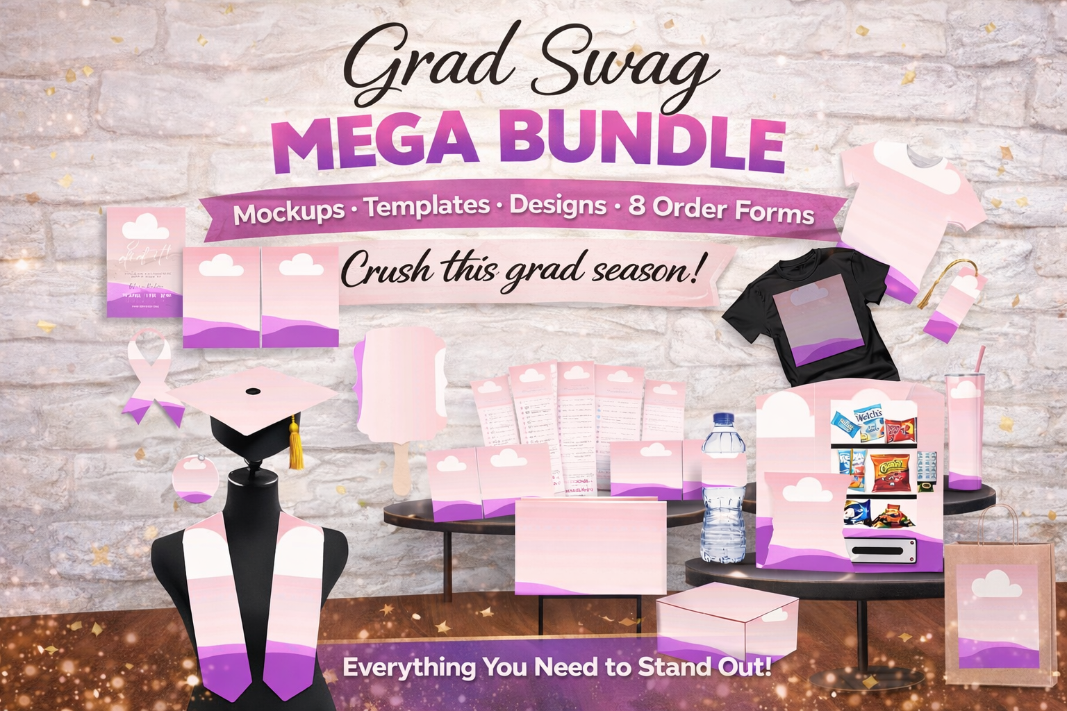 Grad Swag Mega Bundle – Graduation Templates & Mockup - Payhip