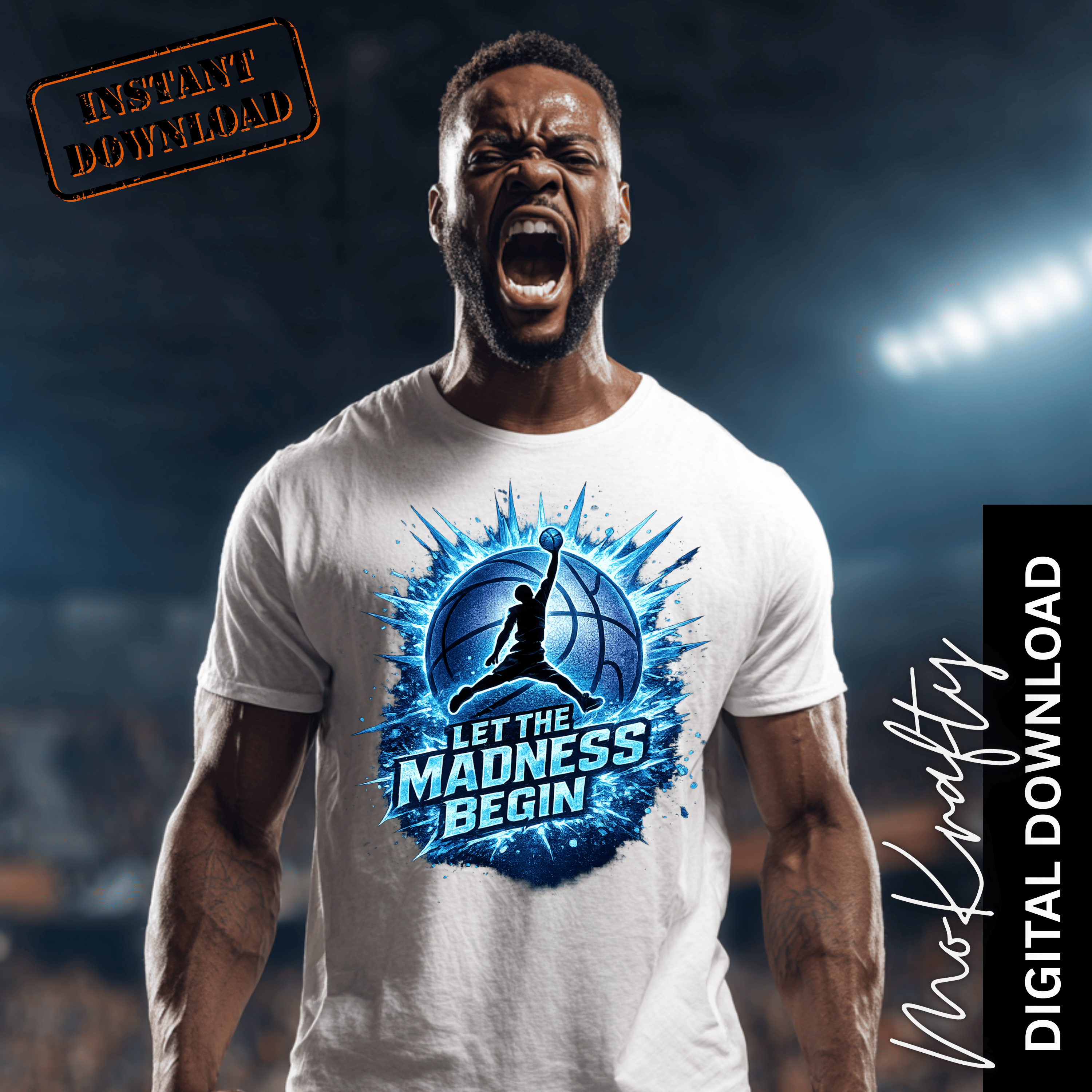 Let The Madness Begin Basketball PNG, March Madness Design, Basketball ...