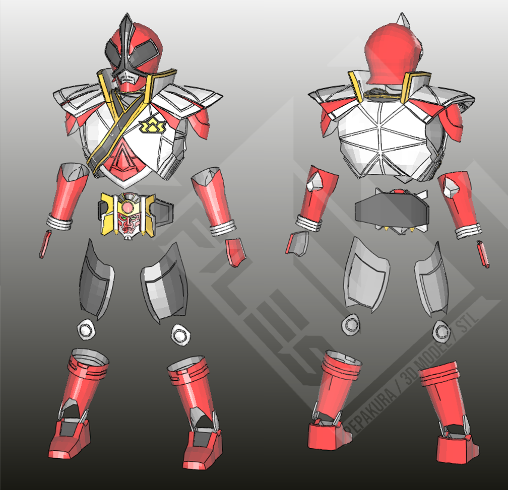 Dizfiles Pepakura Cosplay Template Shop - Entire Pepakura