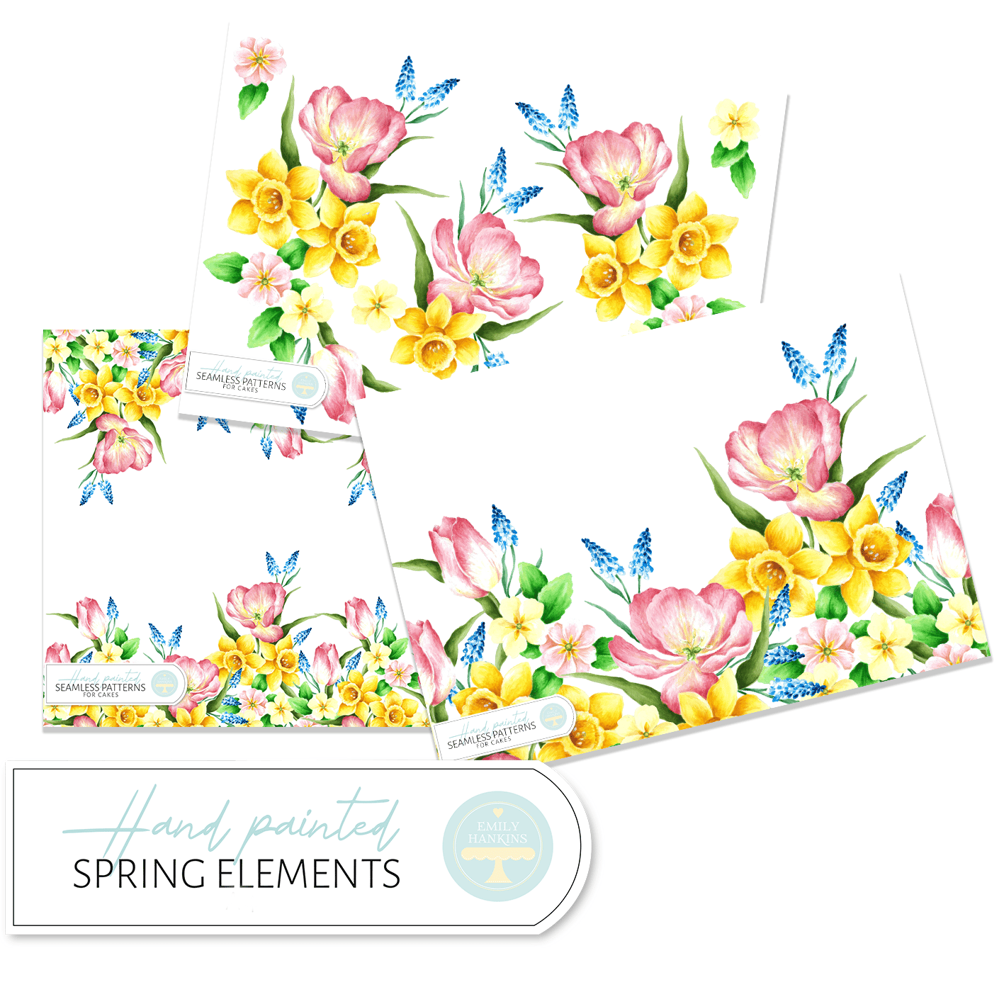 Spring garden - Elements bundle - A4 & A3 - Payhip