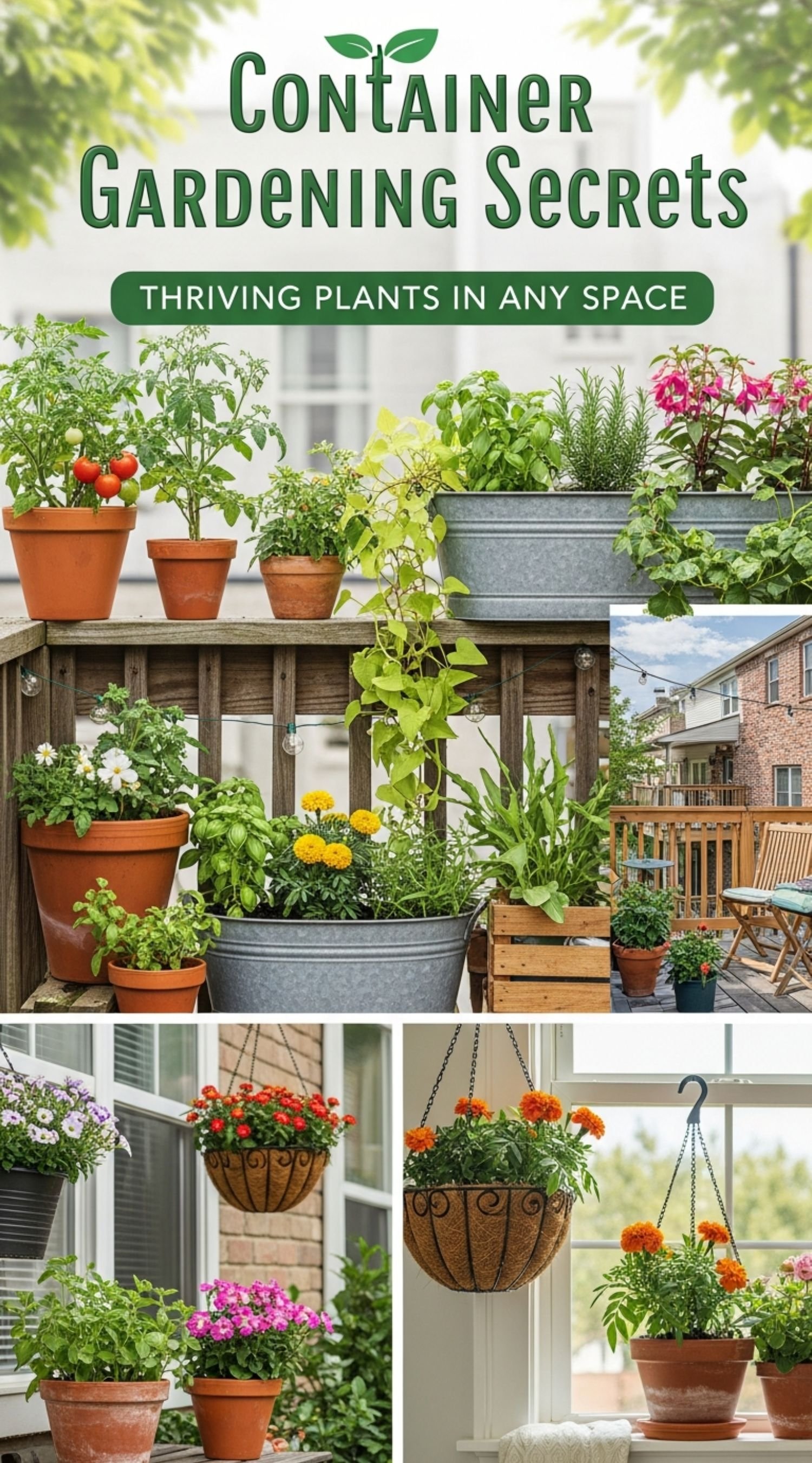 Container Gardening Secrets : Thriving Plants in Any Space - Payhip