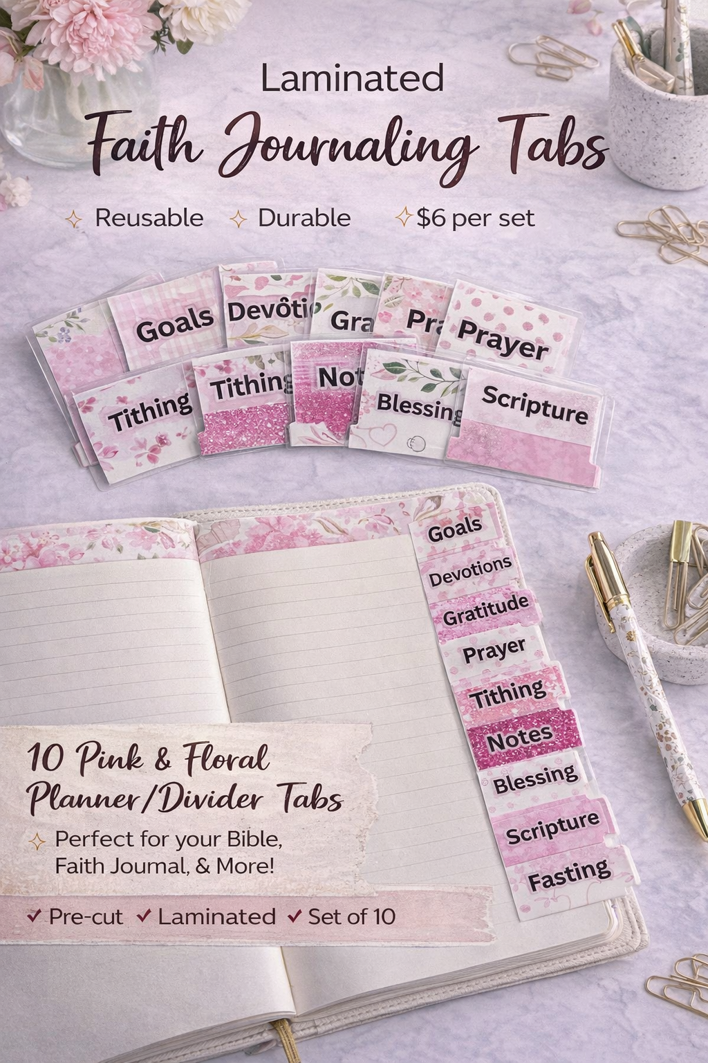Faith Journaling tabs - Payhip