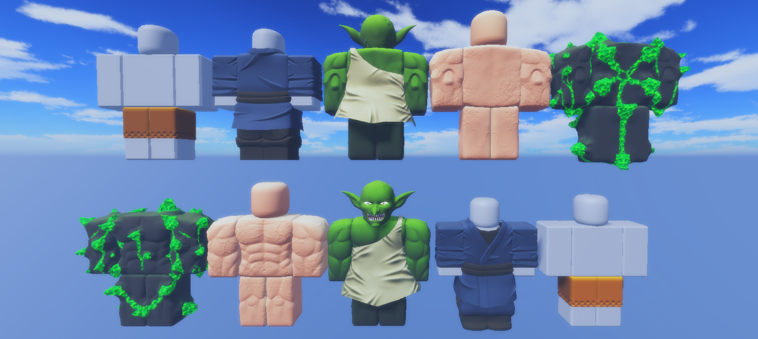 Roblox Stylized Anime Outfits Pack with Characters Included