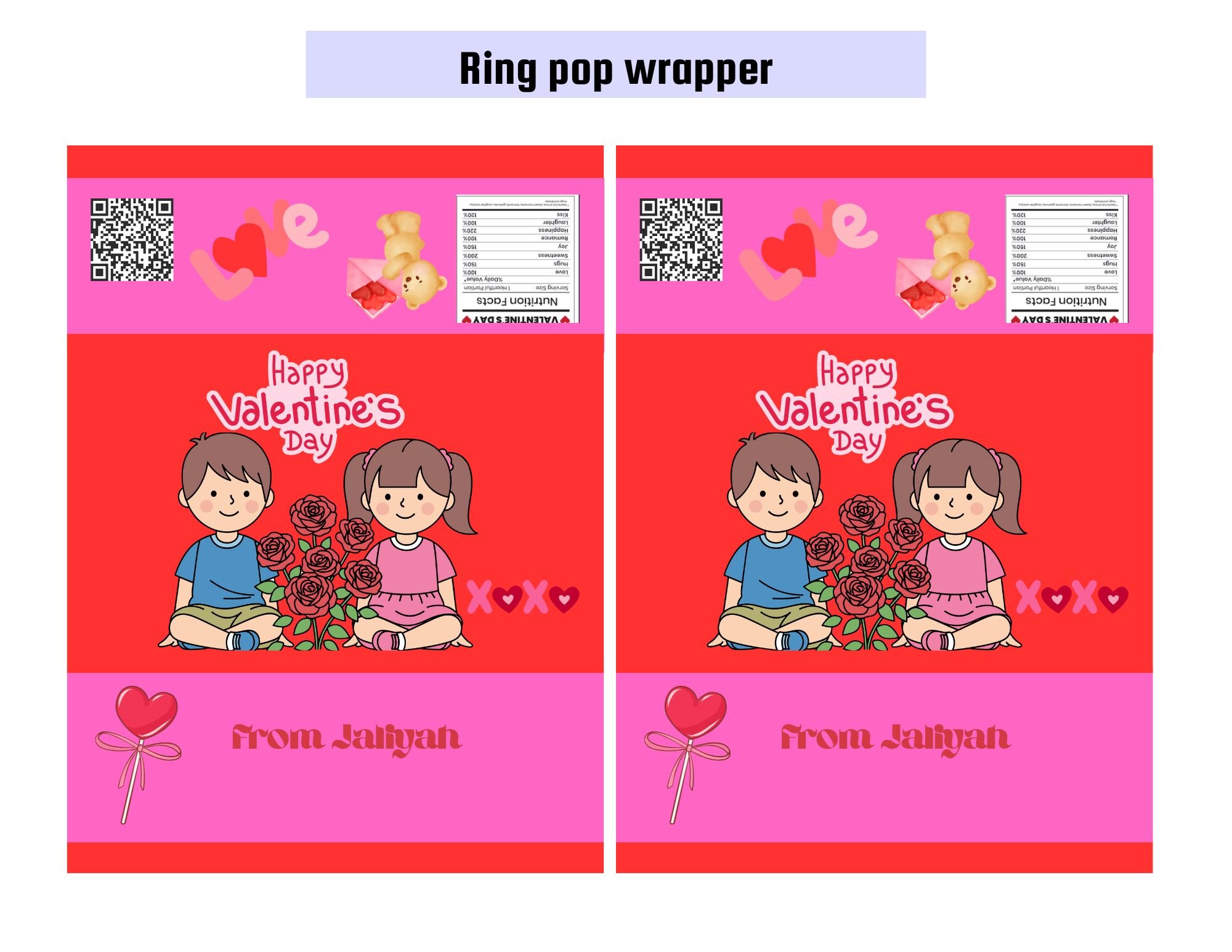 Free ring pop template editable - Payhip
