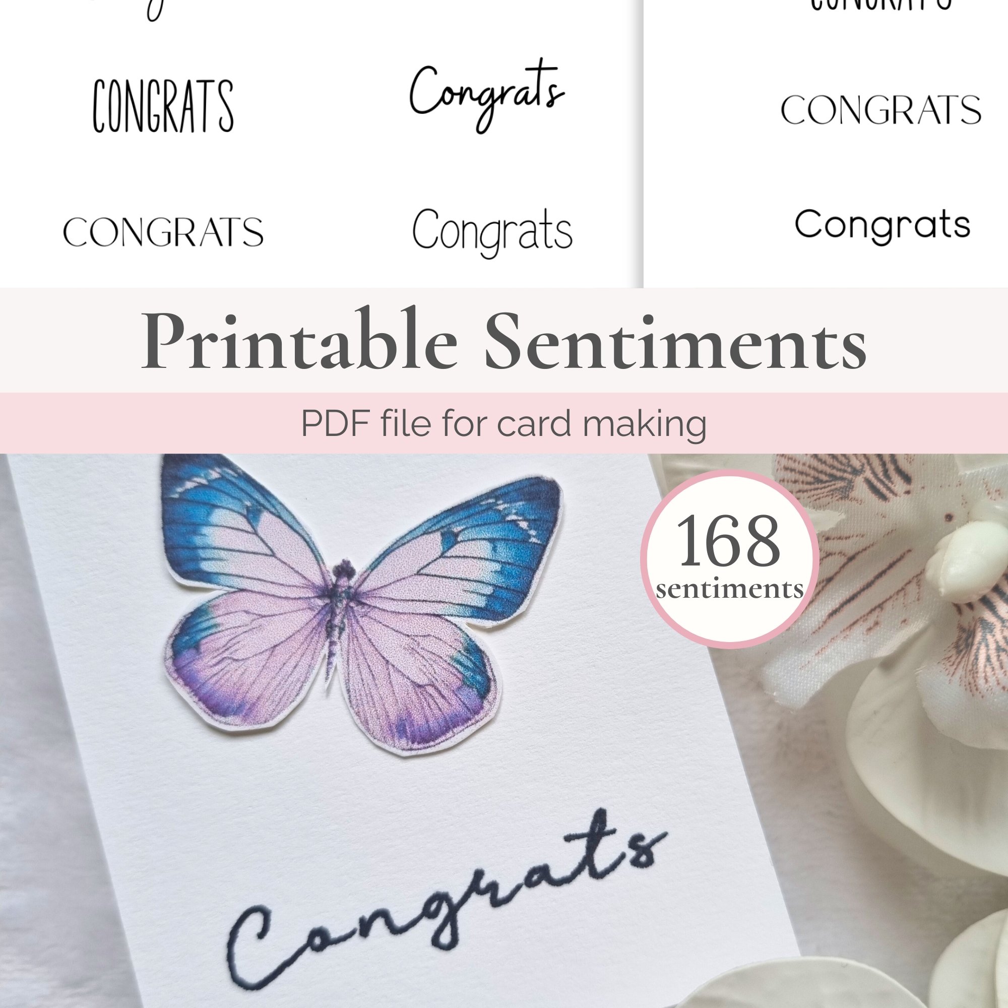 Printable Sentiments for Card Making and Paper Crafting - Payhip