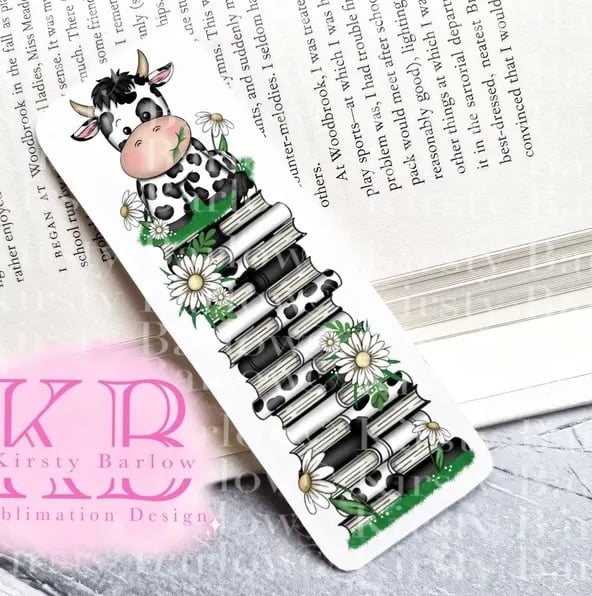 Daisy cow bookmark design - Payhip