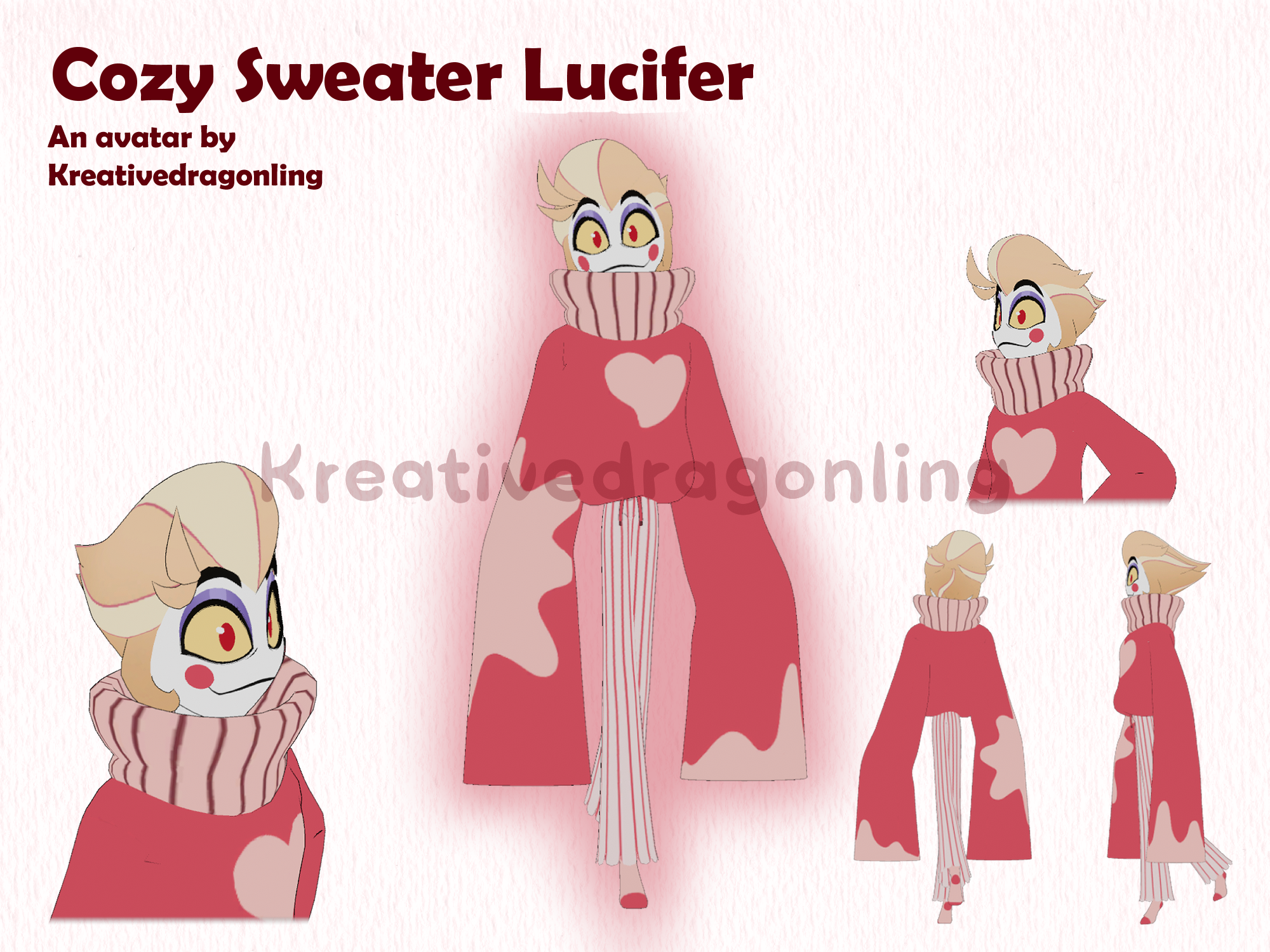 Cozy Sweater Lucifer | VRChat Avatar | Quest Compatible - Payhip