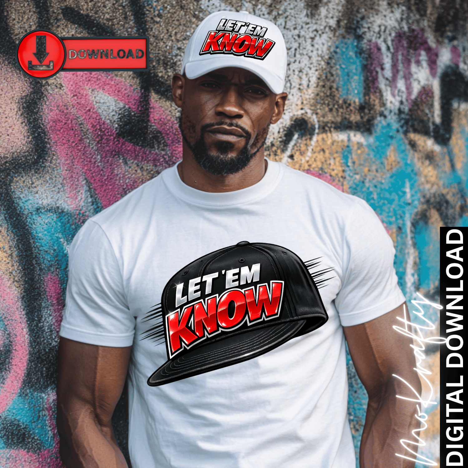 Let Em Know PNG Bundle | Sports Fan Hat Text Designs | DTF ...