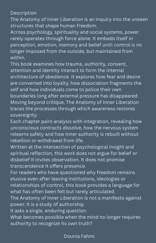 The Anatomy of Inner Liberation E-Book - Payhip