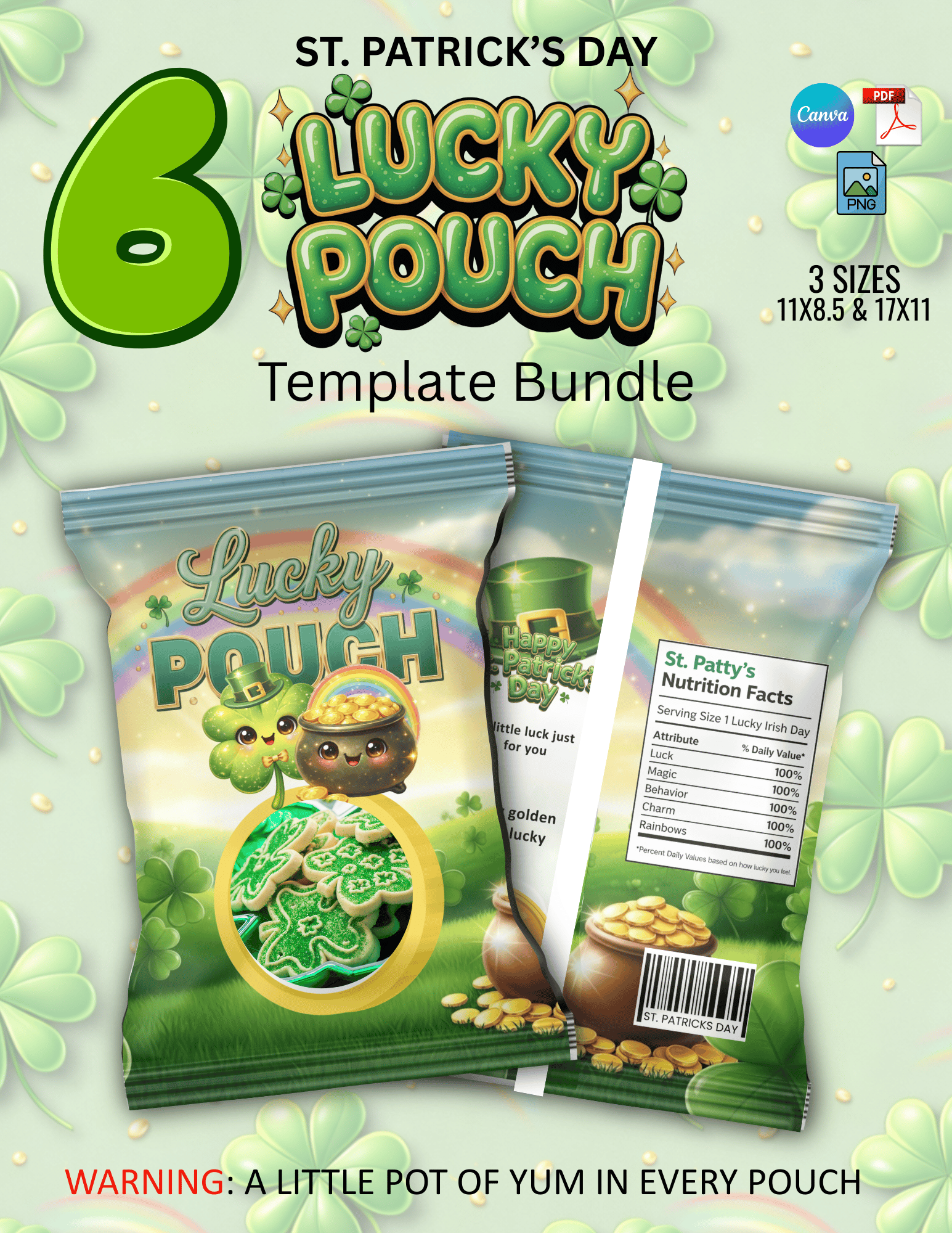 6 Lucky Pouch Template Bundle - Payhip