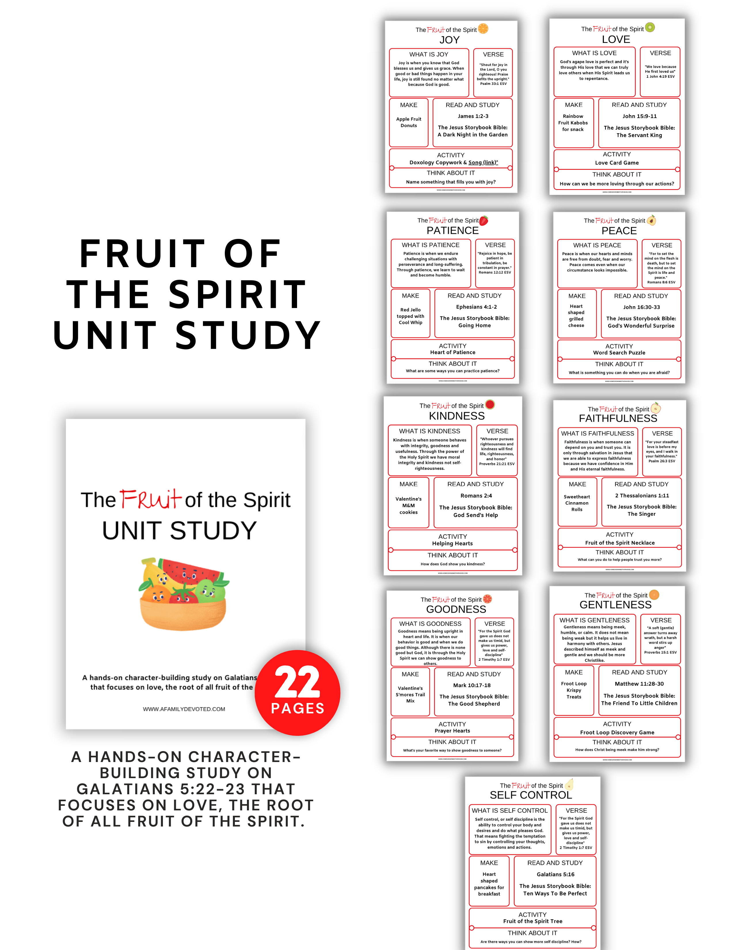 Fruit of the Spirit Unit Study