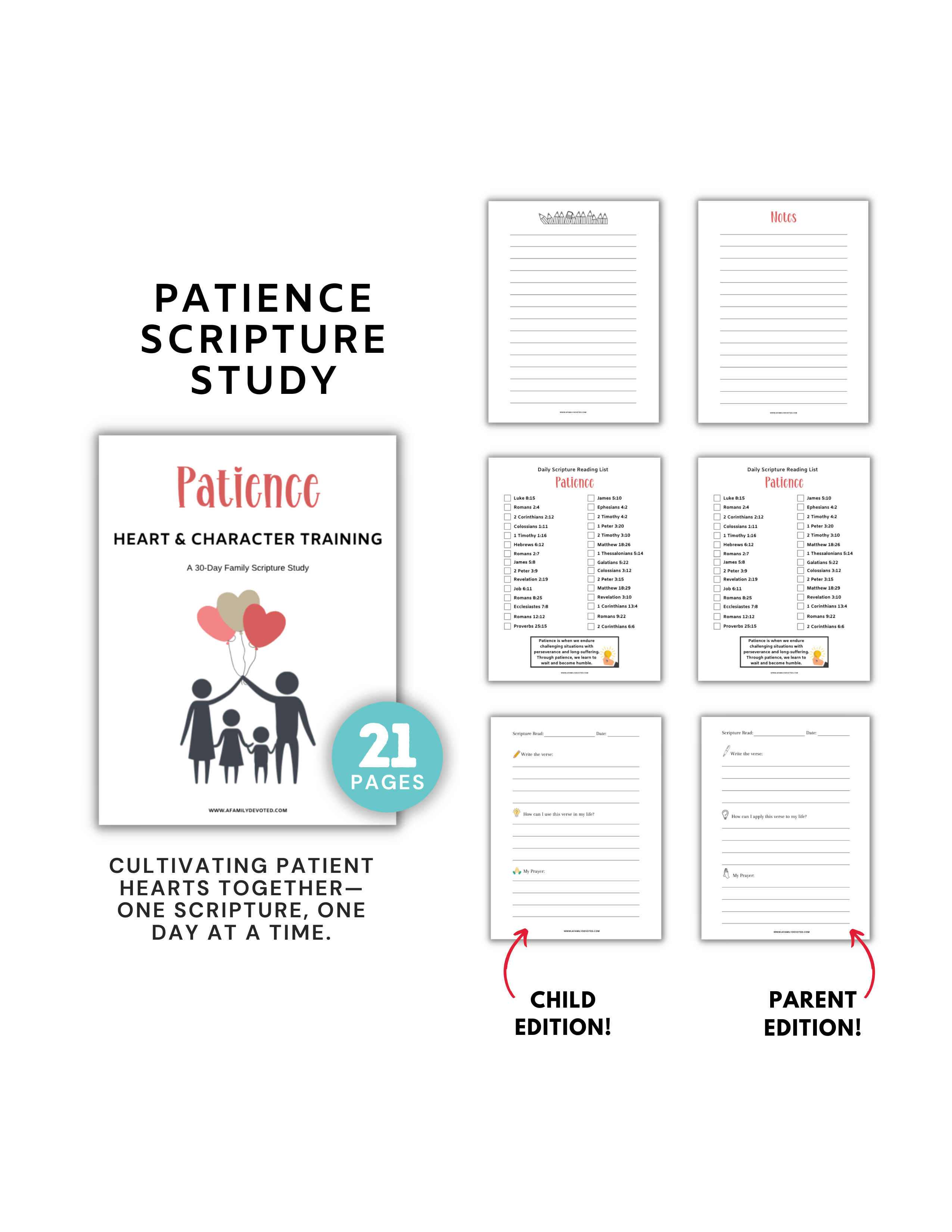 Patience Scripture Study - Parent/Child Edition