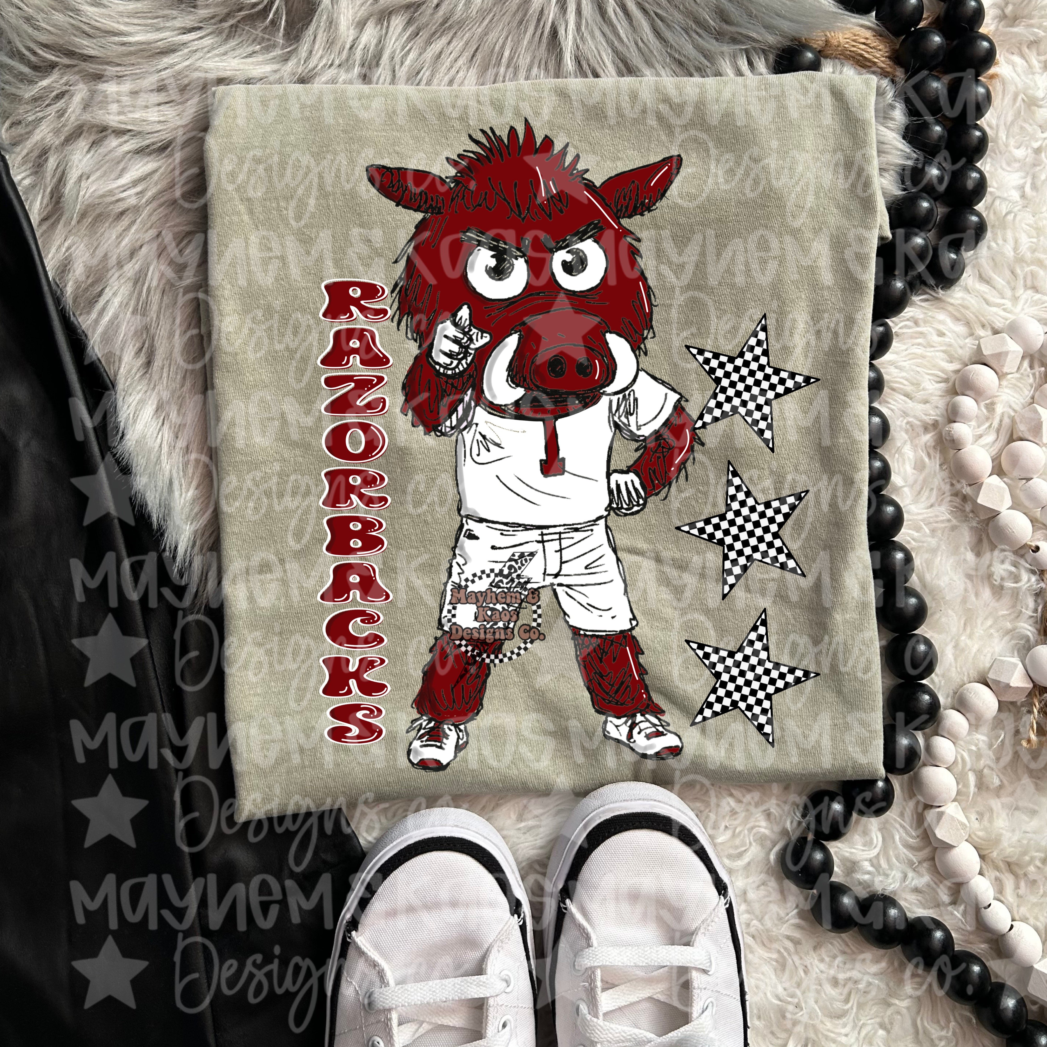 Razorbacks sketch - Payhip