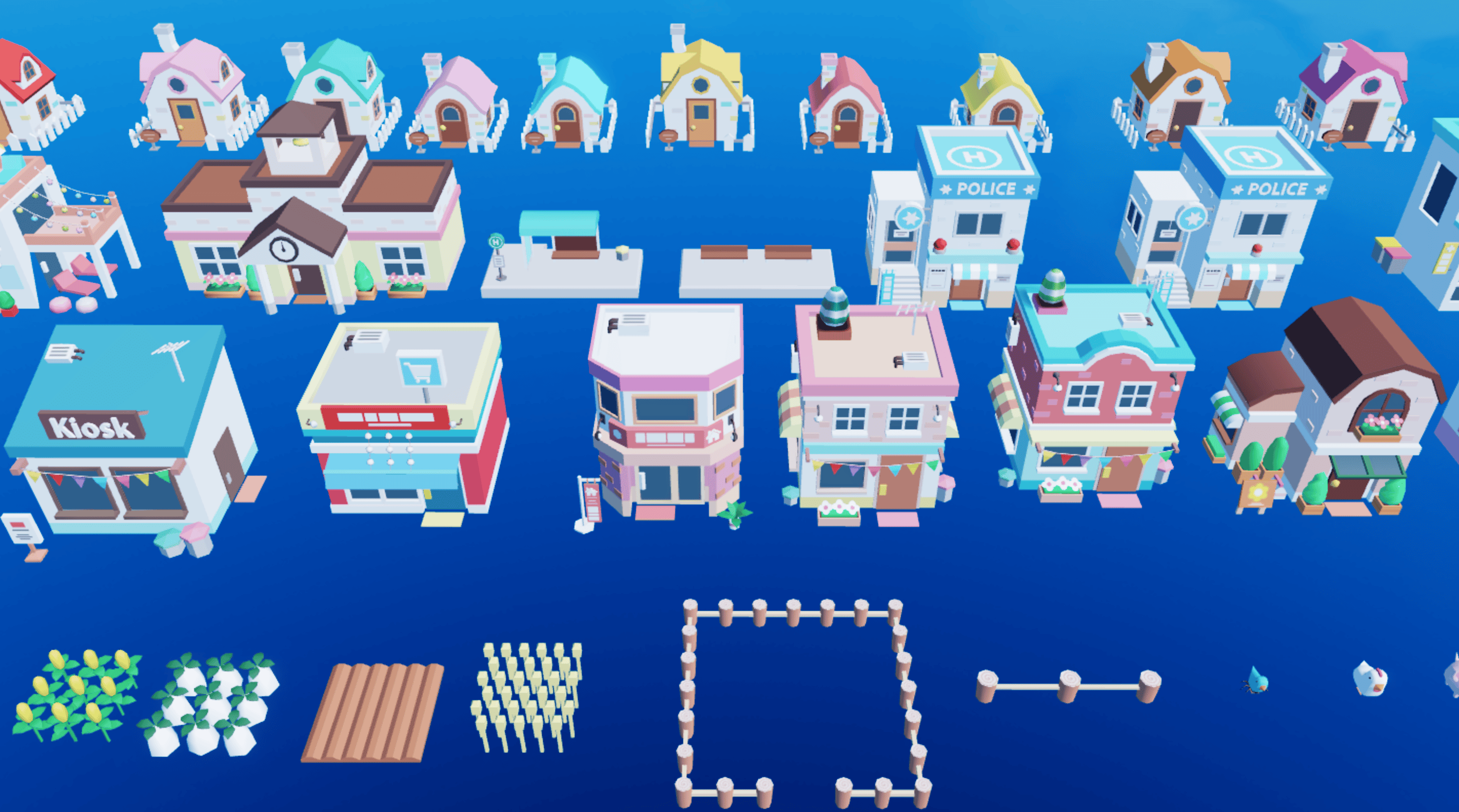 Roblox Low Poly City Asset Pack