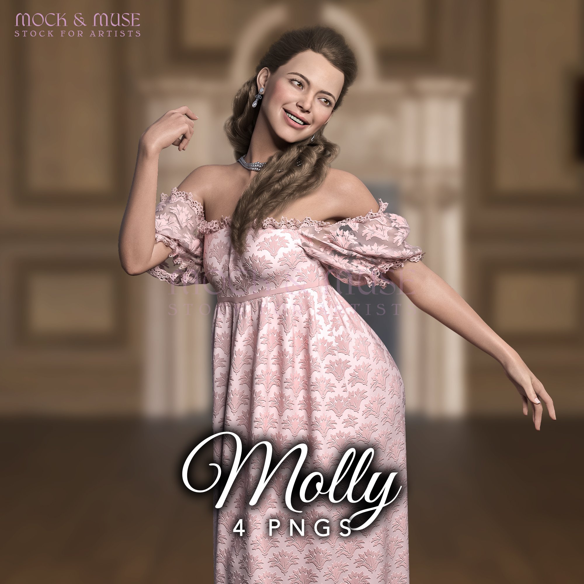 Molly 3D Render Pack