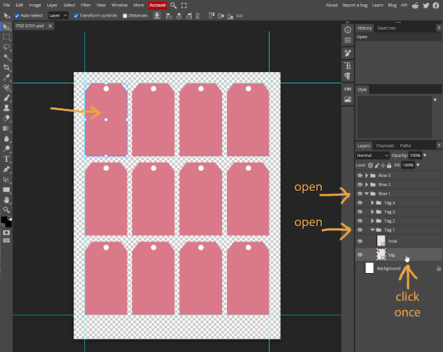 Add Image to Shapes in Photopea