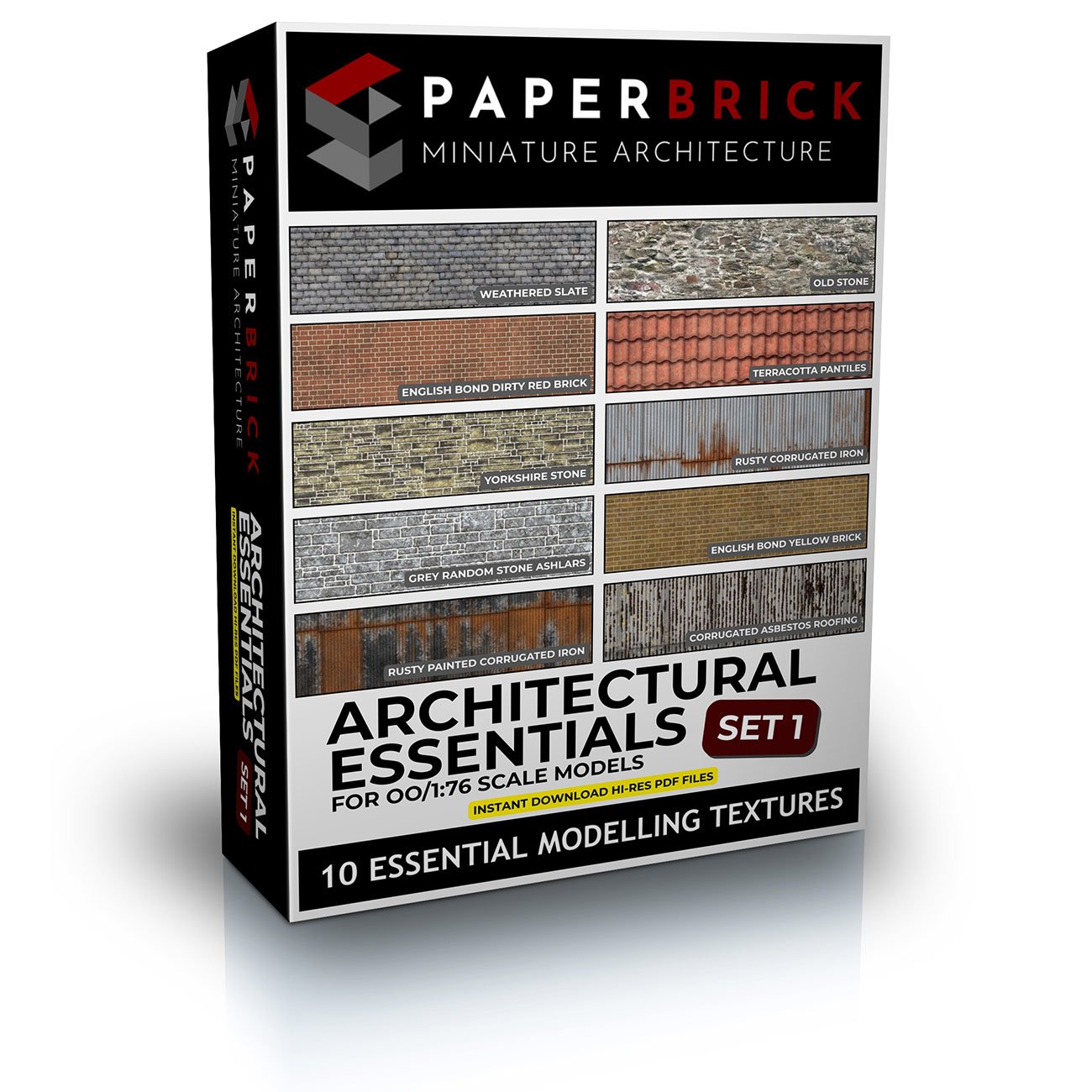 Paper Brick | Printable Brick Papers & Textures For Model Buildings