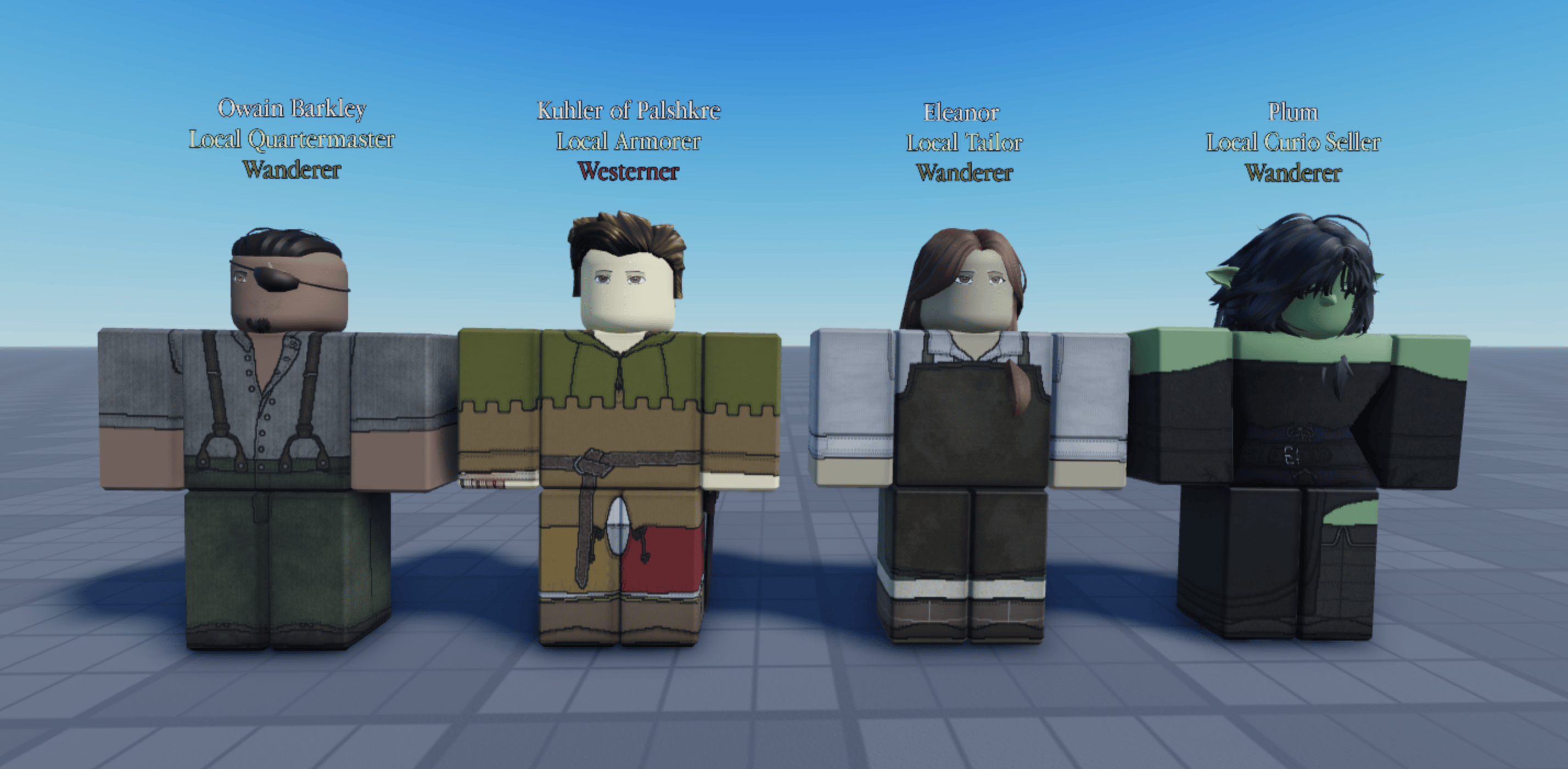 Roblox Medieval Worker Morphs Pack