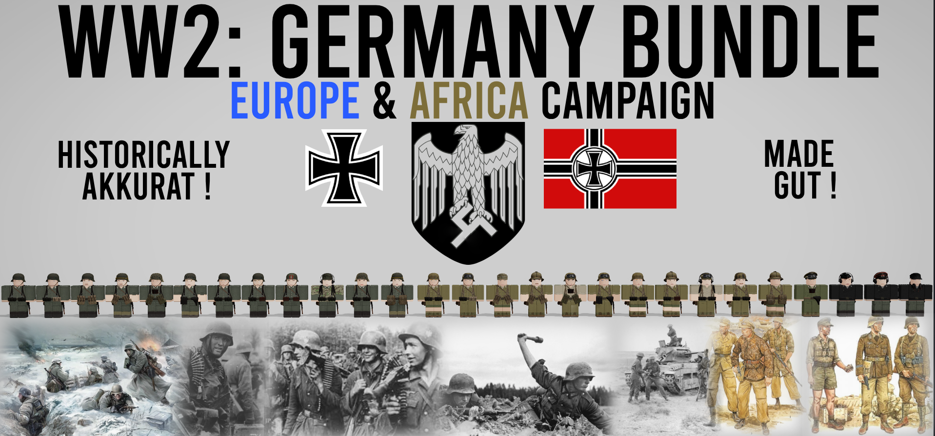 WW2: Germany Gear Bundle, Afrika Corps and Europe Campaign - Payhip