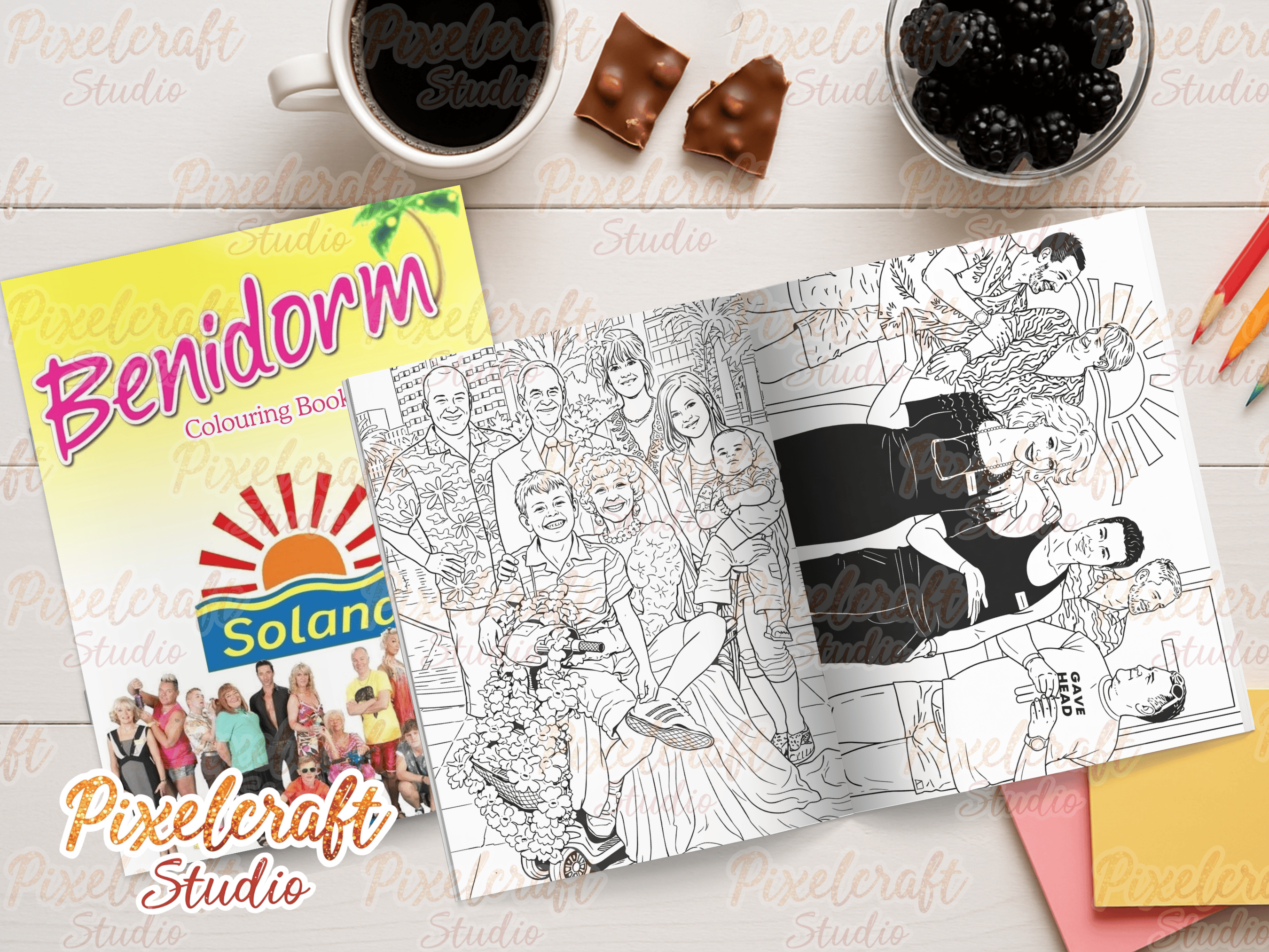Benidorm Colouring book - Payhip