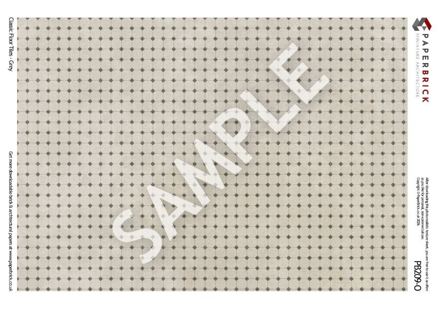 Paper Brick | Printable Brick Papers & Textures For Model Buildings - O ...