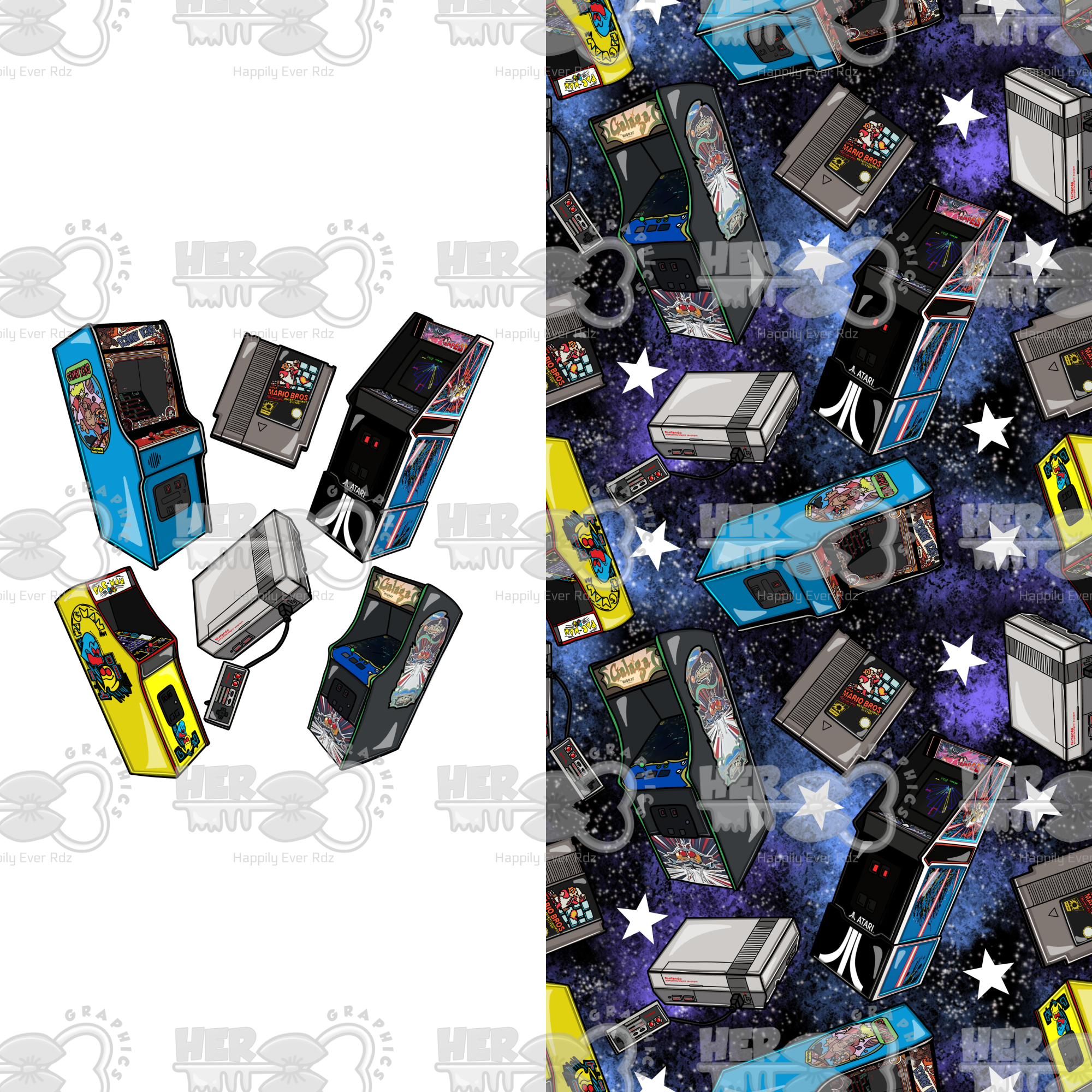 Vintage Video Games PNG - Payhip