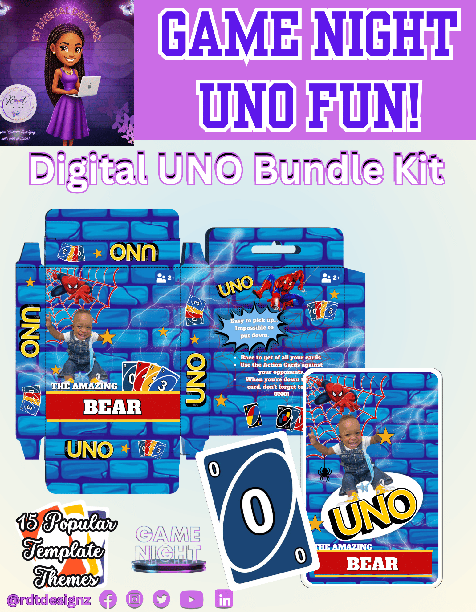 UNO CARDS Bundle KIT (24) - Payhip