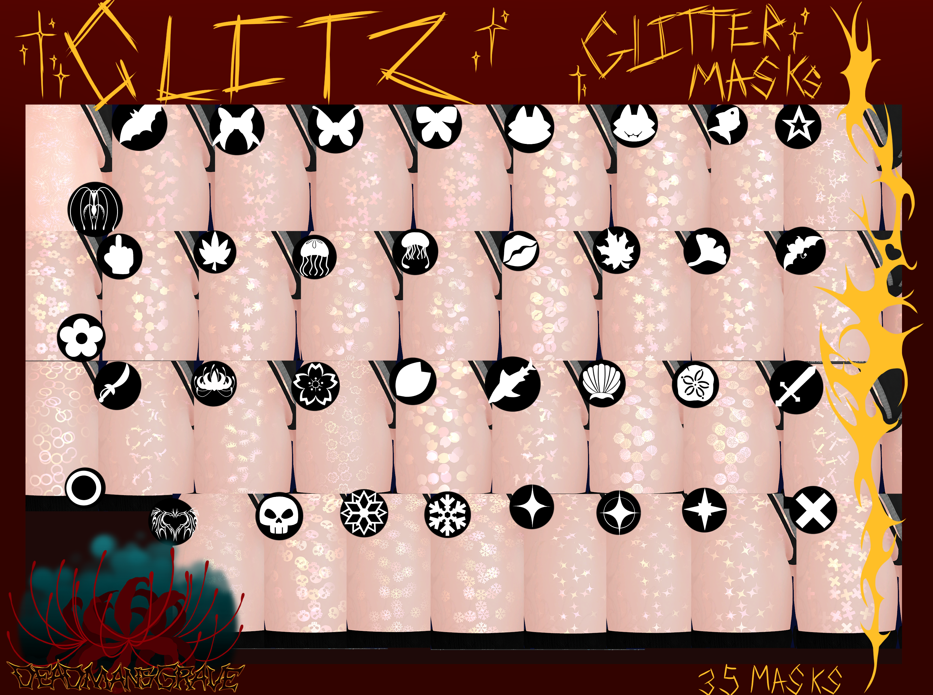 Glitz - Glitter Mask - Payhip