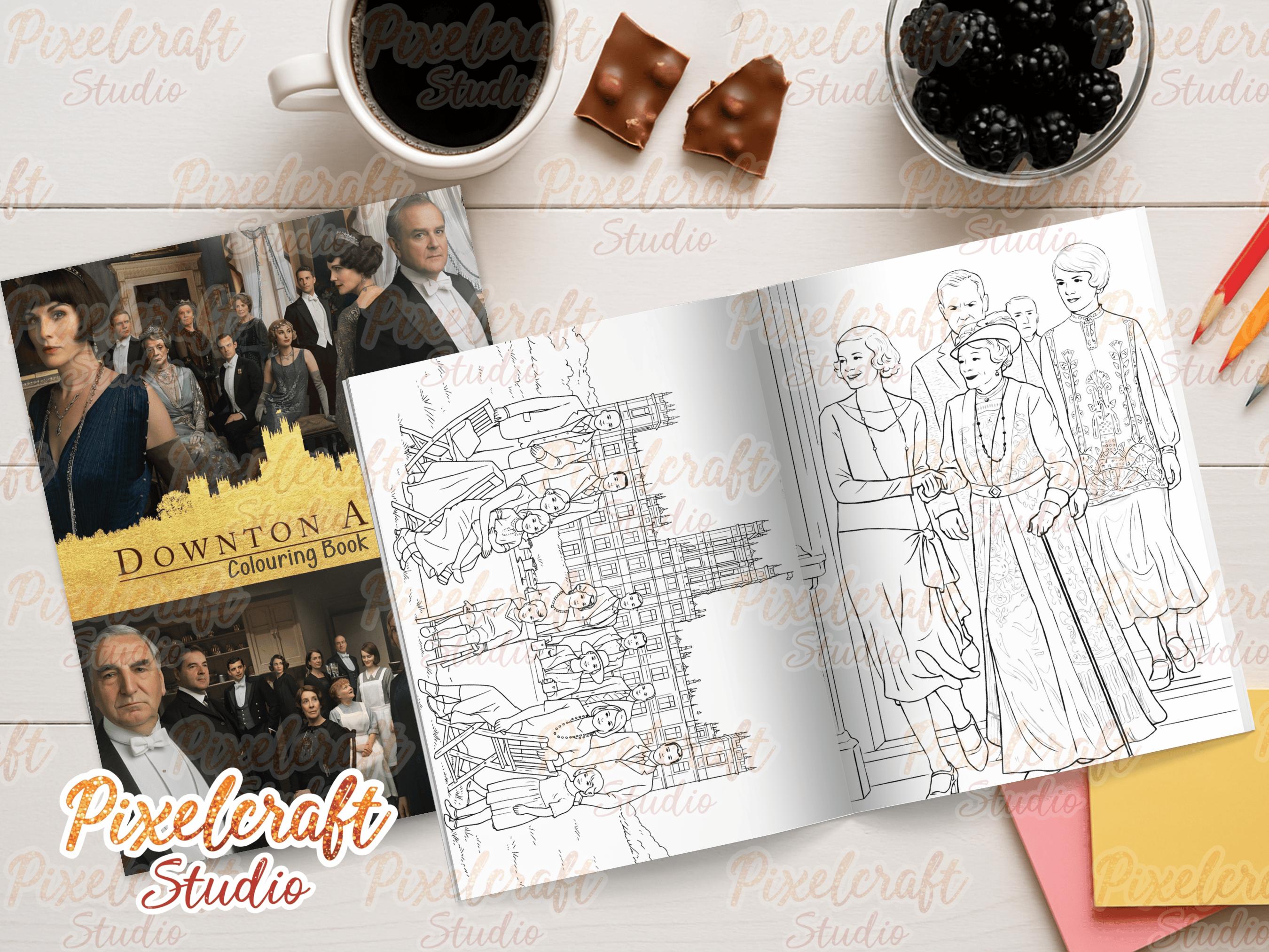 Downtown Abbey Colouring book - Payhip