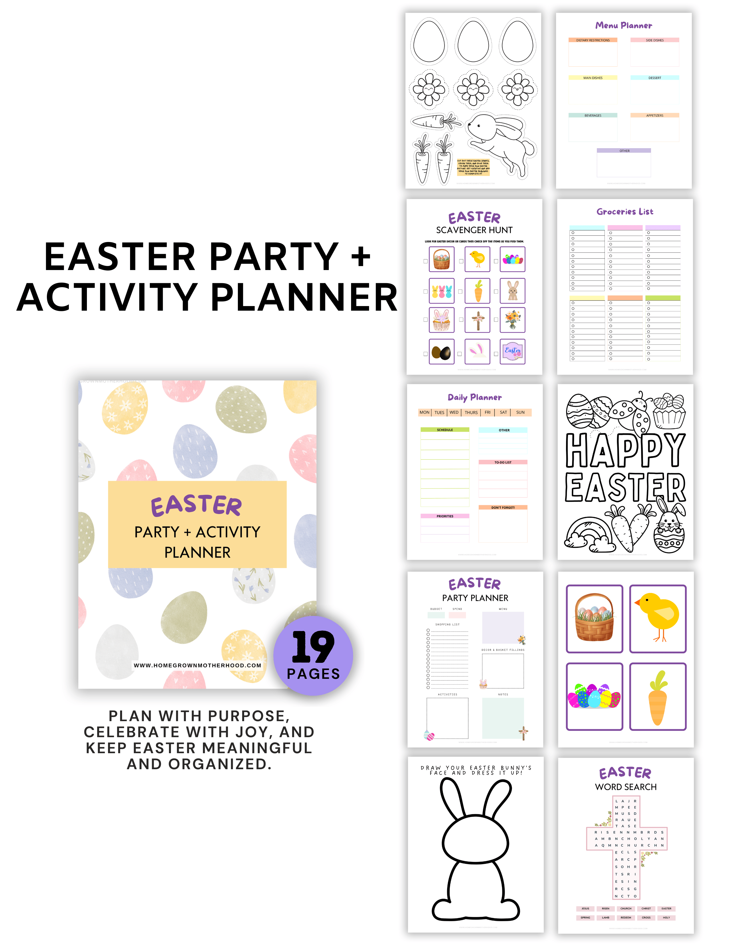 Easter Party Activity Planner