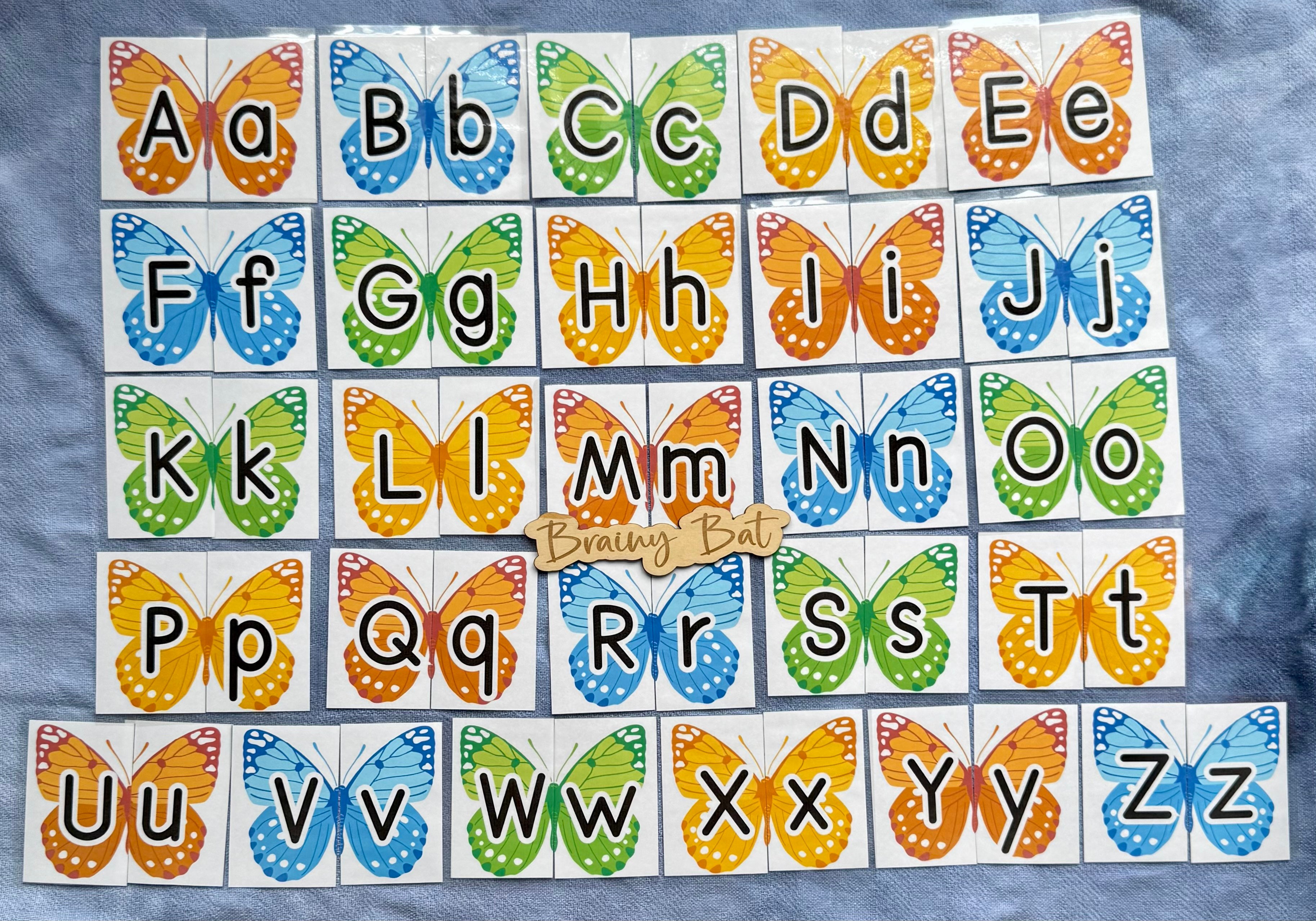 Butterfly Alphabet Flashcards - Payhip