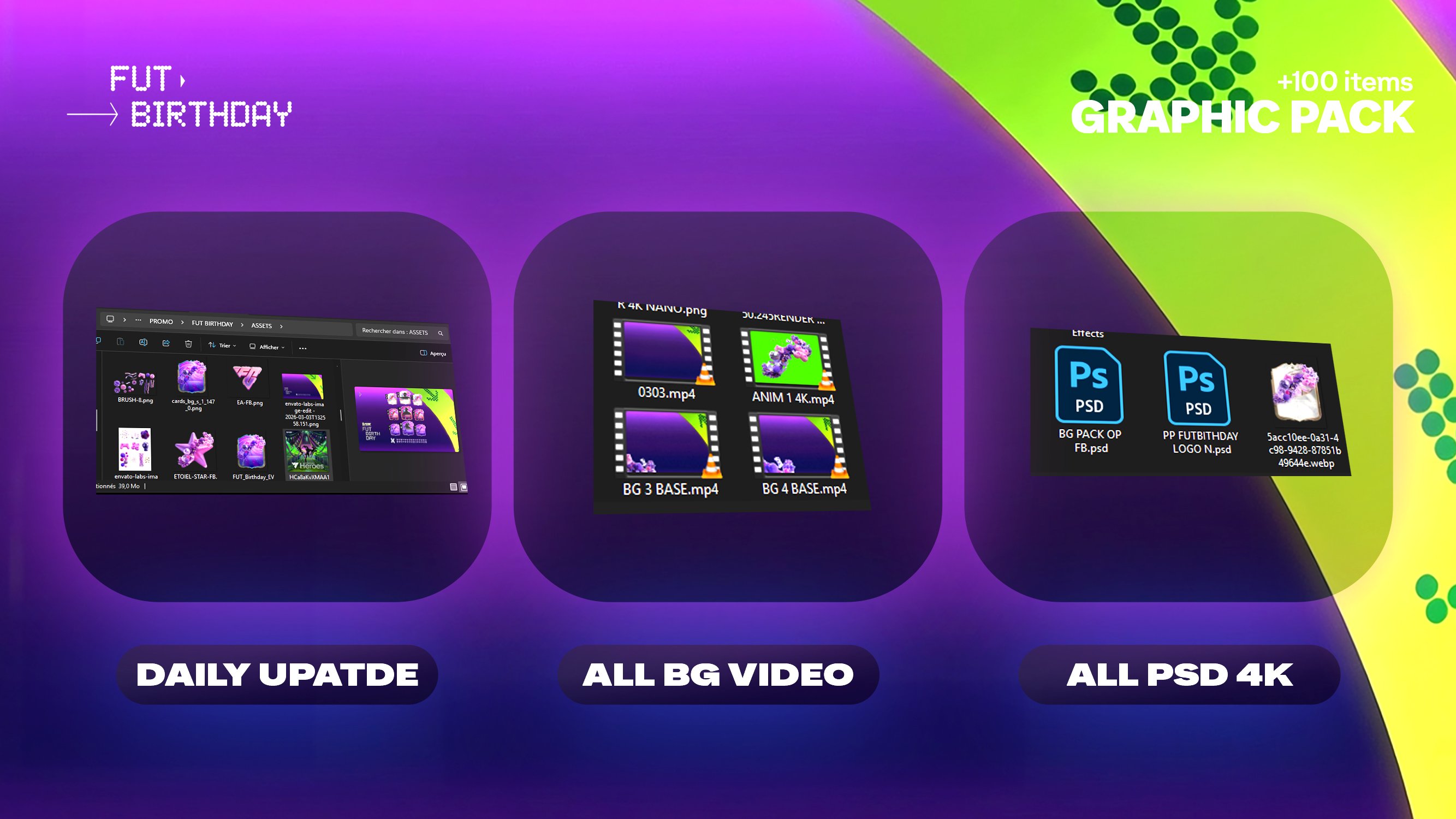 Mega GFX Pack FC26 – 7,000 Assets (PSD, PNG, JPG, 4K) Thumbnails ...