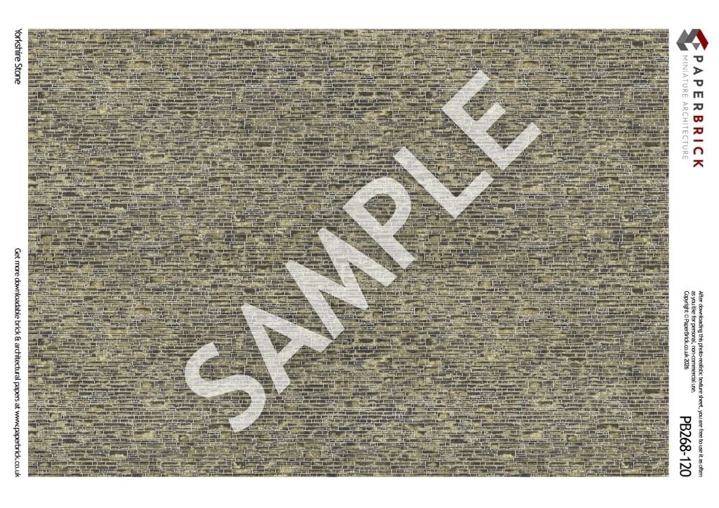 Paper Brick | Printable Brick Papers & Textures For Model Buildings